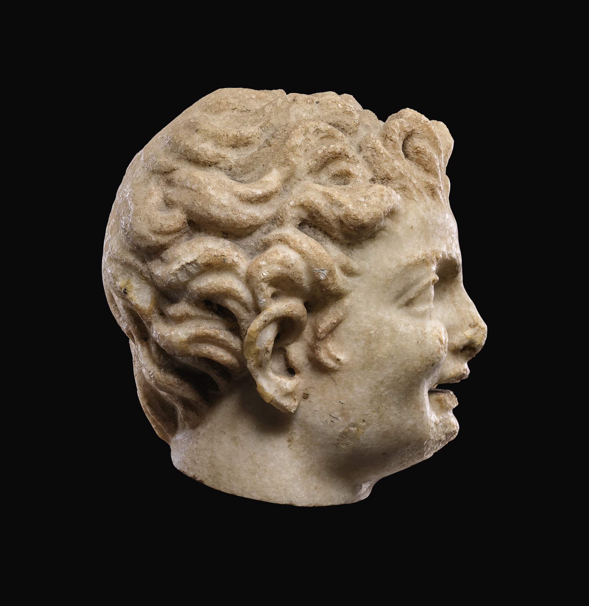 A ROMAN MARBLE HEAD OF A BOY, CIRCA 2ND CENTURY A.D | Ancient Sculpture ...