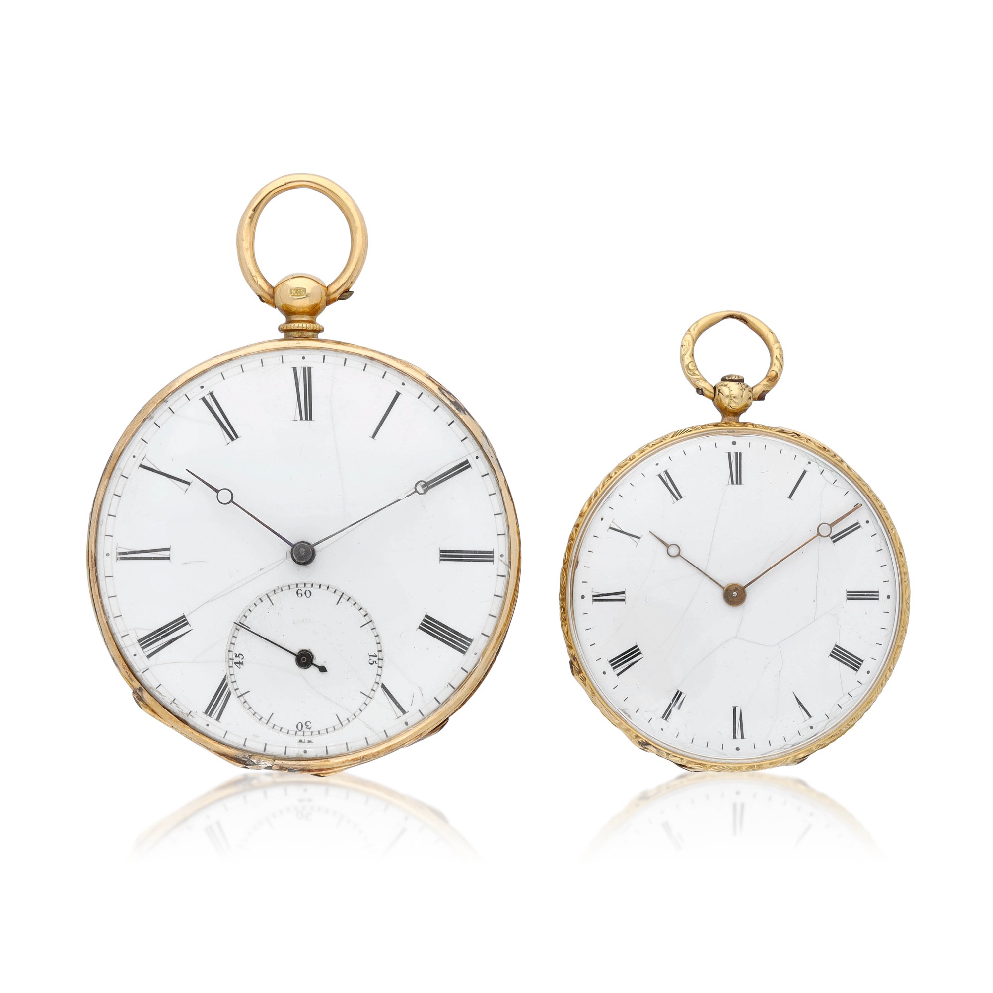 Two gold open-faced watches Mid 19th Century | Fine Watches including ...