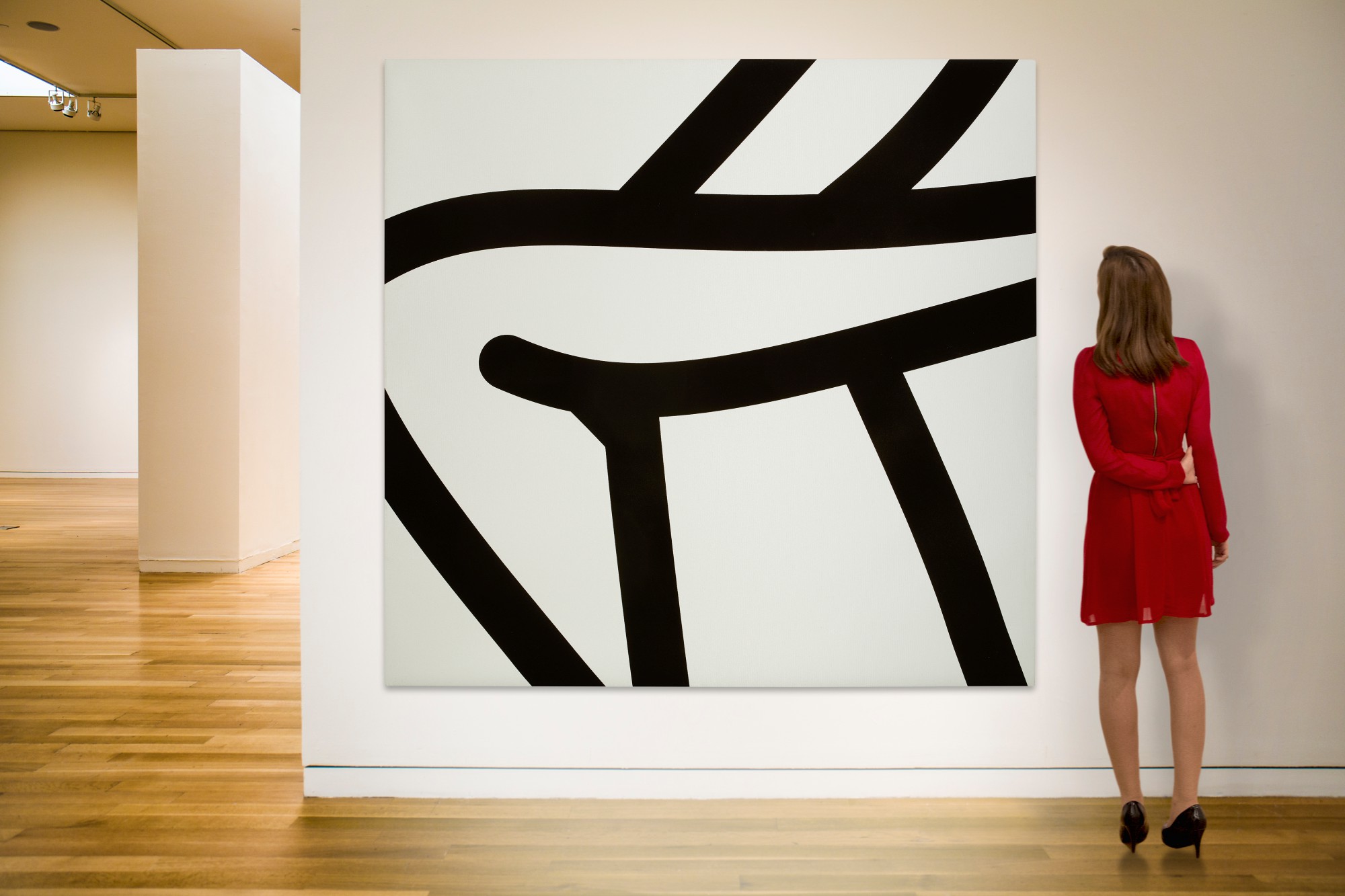 JULIAN OPIE | FLOCKED PAINTING 6 | Contemporary Art Online | New York ...
