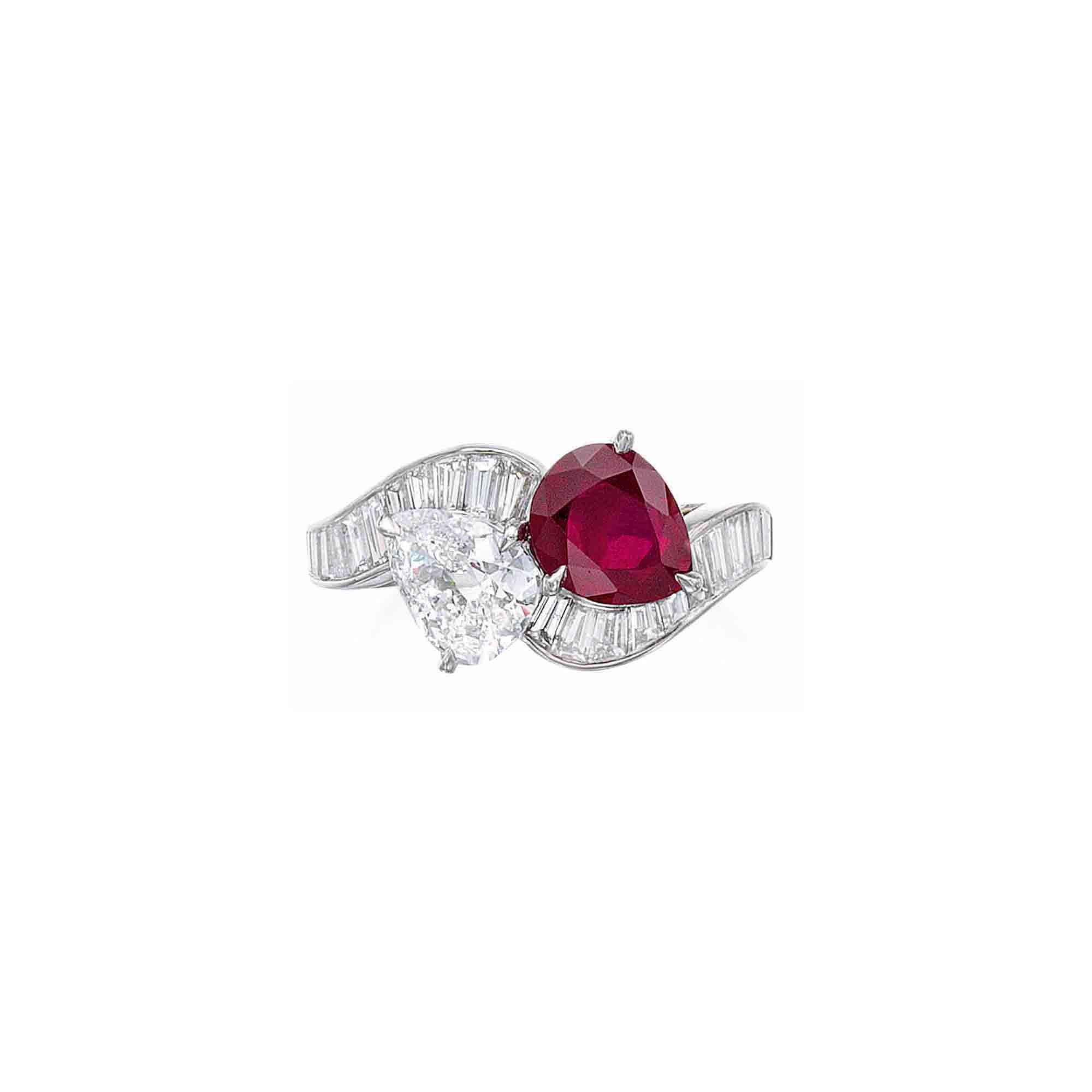 Bulgari [ 寶格麗] | Ruby and Diamond Ring [紅寶石配鑽石戒指] | Magnificent Jewels ...