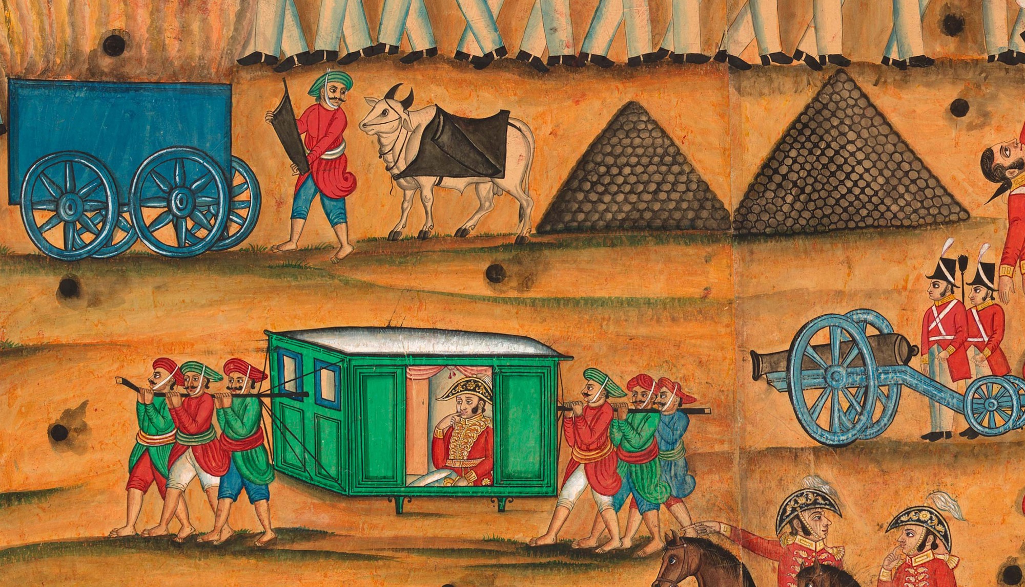 The Battle of Pollilur, India, Seringapatam, early 19th century | Arts ...