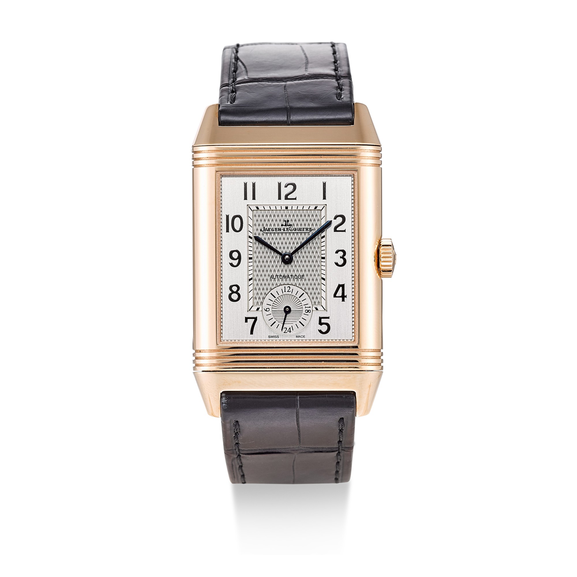 JAEGER-LECOULTRE | REVERSO, REFERENCE 215.2.S9 A PINK GOLD DUAL TIME ...