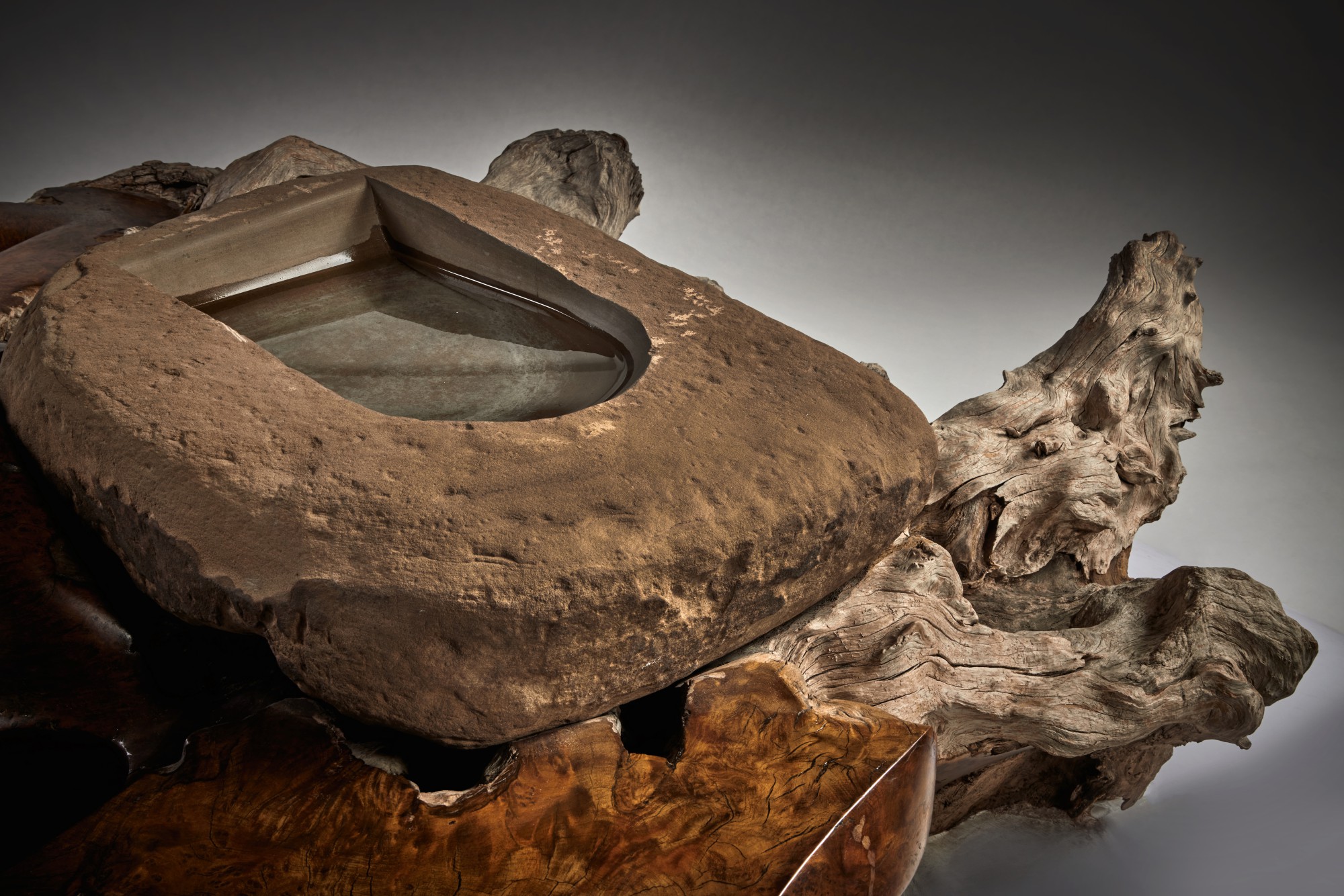 "Wood Stone Water" Table | Crafting Modernism: Masters of the American ...