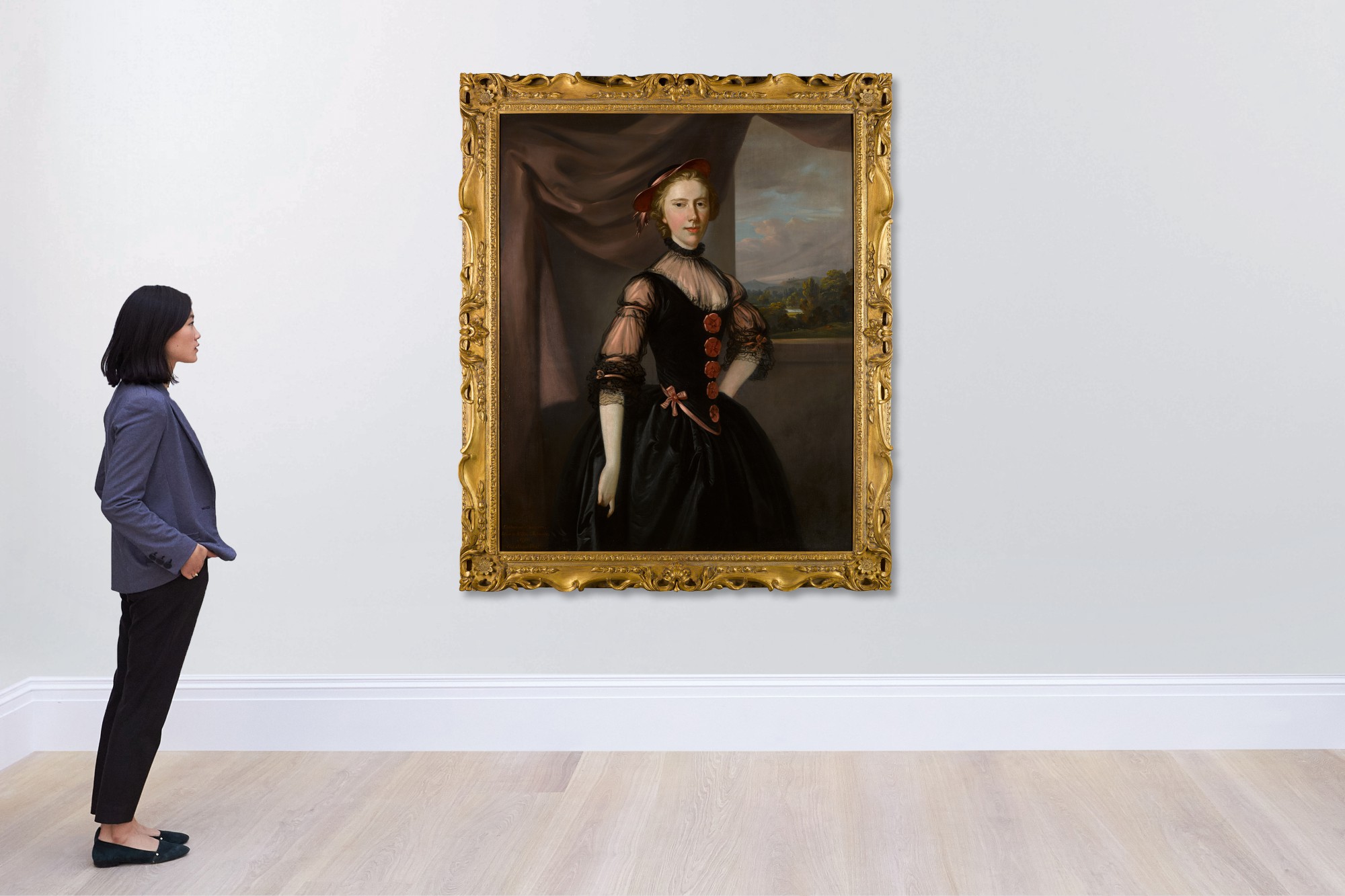 Portrait of Catherine Whitmore (1722–1800), aged 29, three-quarter ...