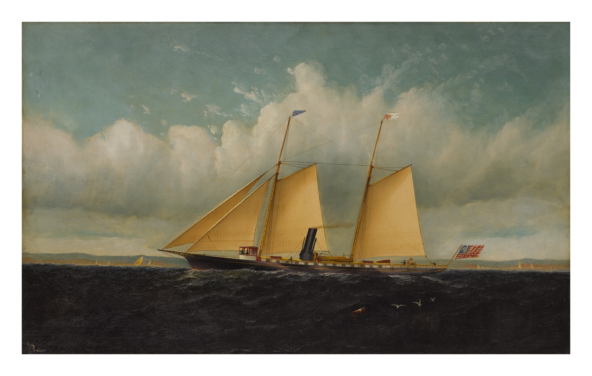 ELISHA TAYLOR BAKER | YACHTING | American Art Online | American ...