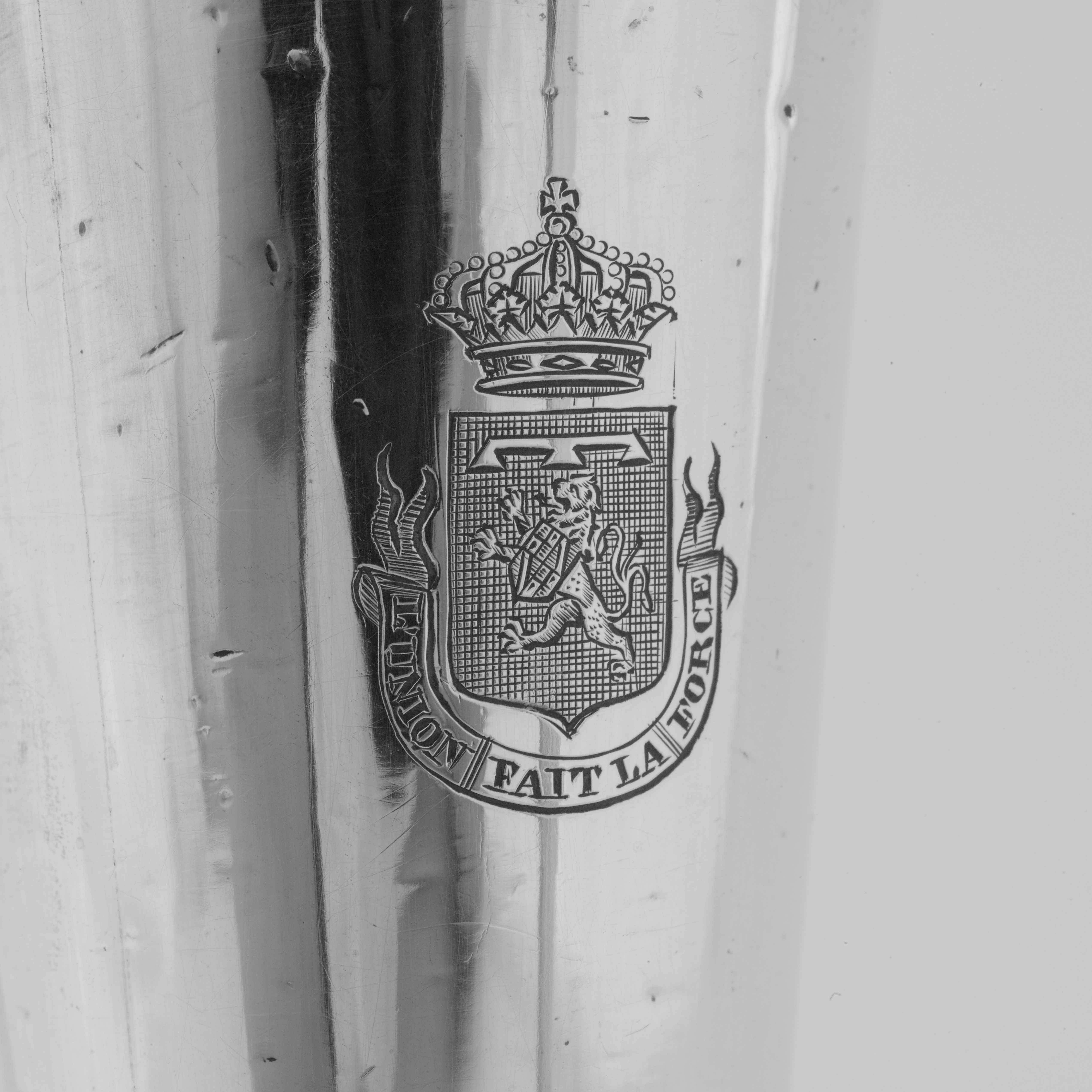 A pair of George III silver candlesticks, John Roberts & Co., Sheffield ...