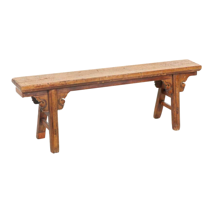 Antique Chinese Provincial Qing Dynasty Elm Bench Available For ...