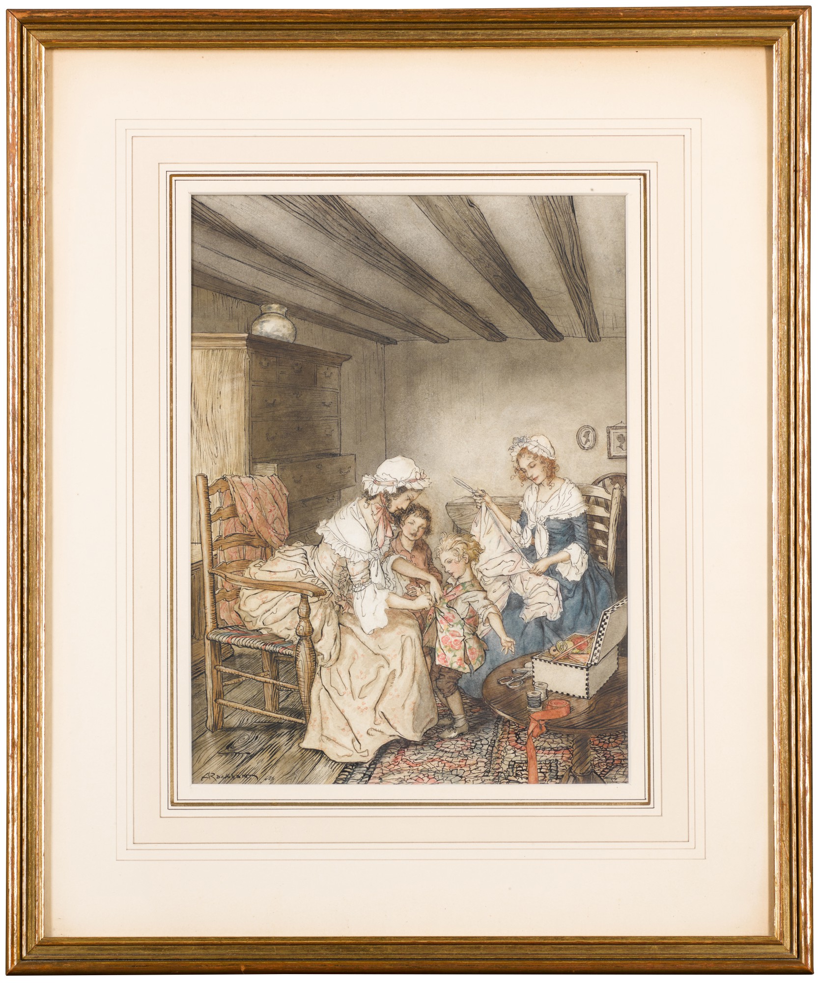 Arthur Rackham | Original illustration for The Vicar of Wakefield ...