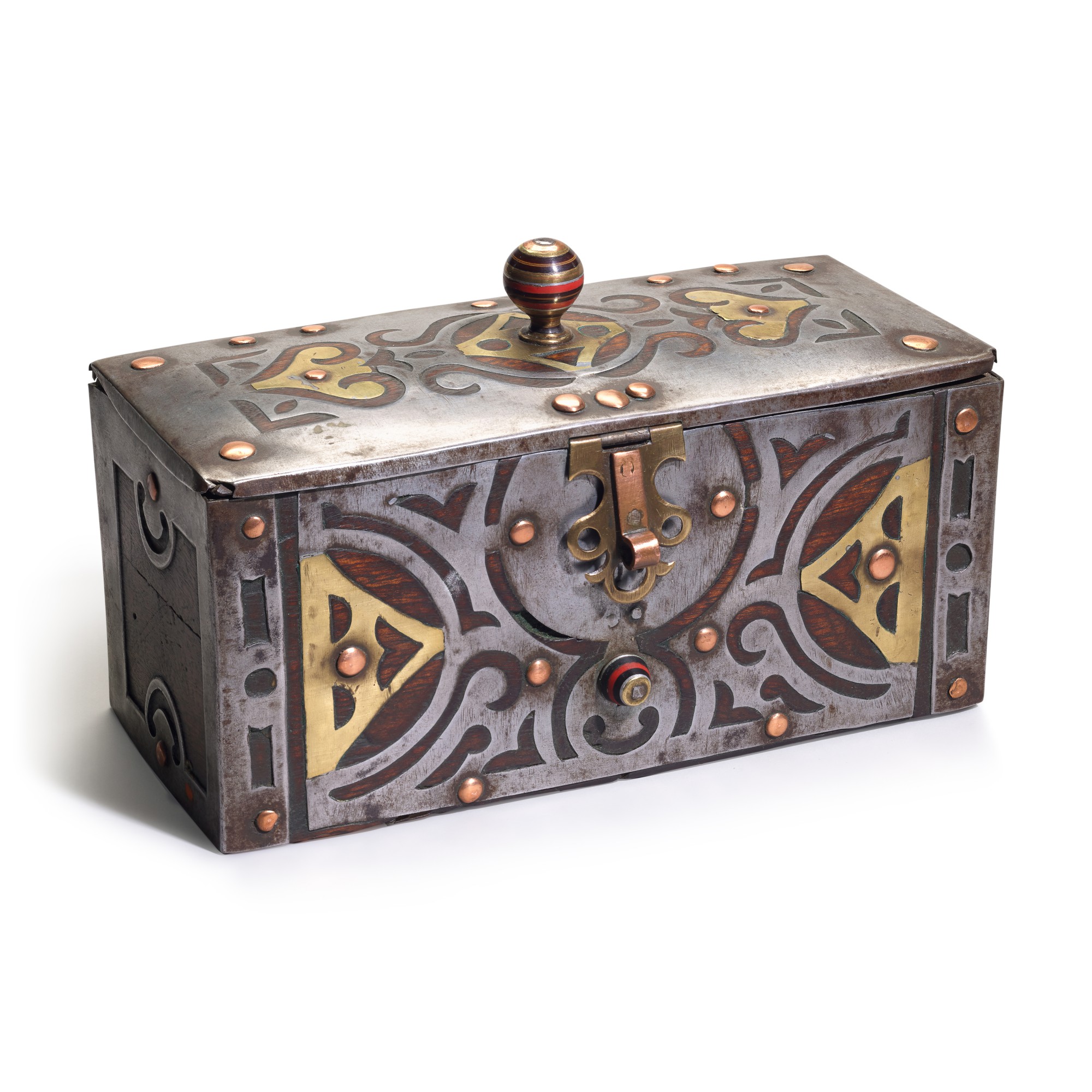 Three small travelling boxes, North Africa, Mauritania, 20th century ...