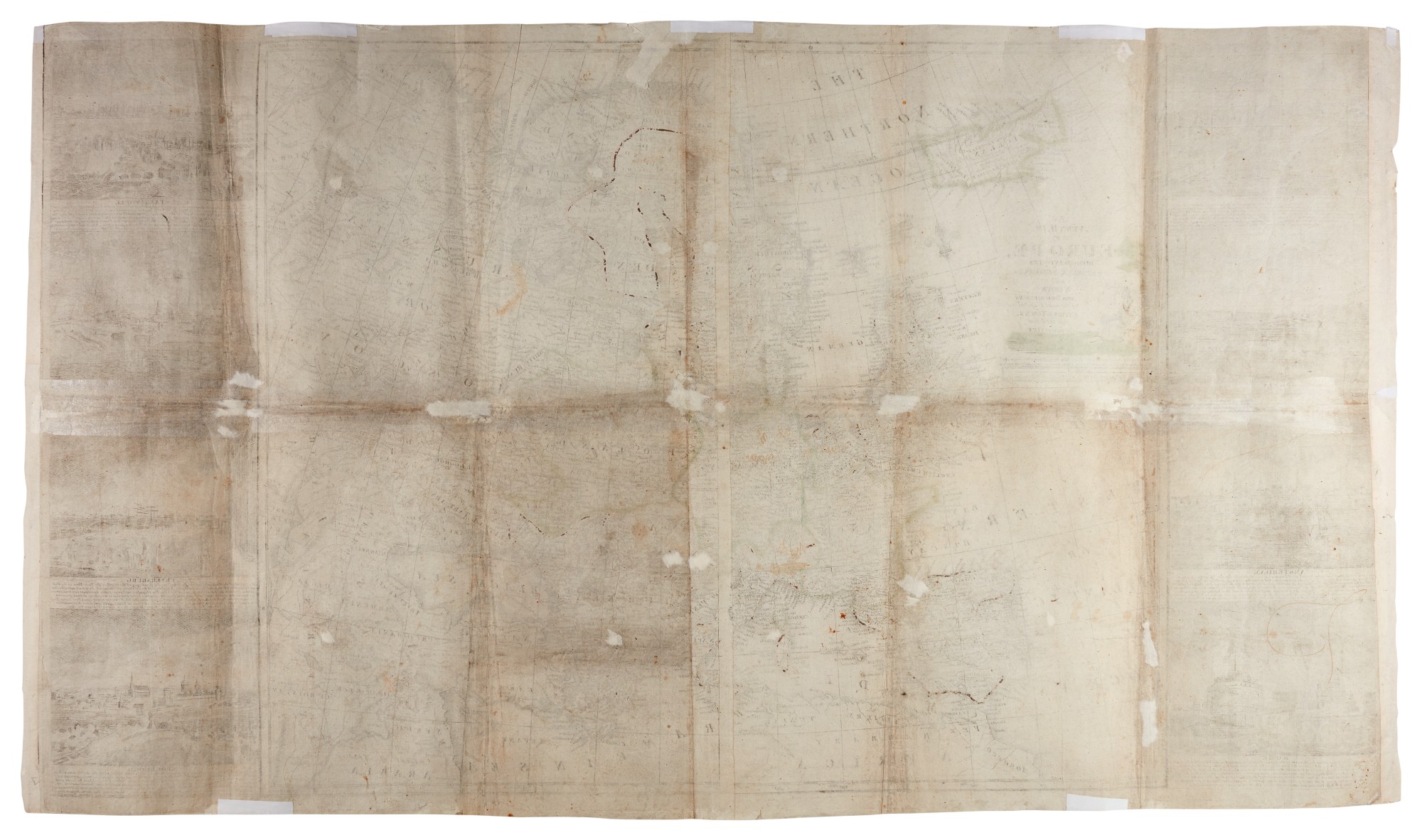 Thompson. A New Map of Europe. 1798. An unrecorded issue | Travel ...