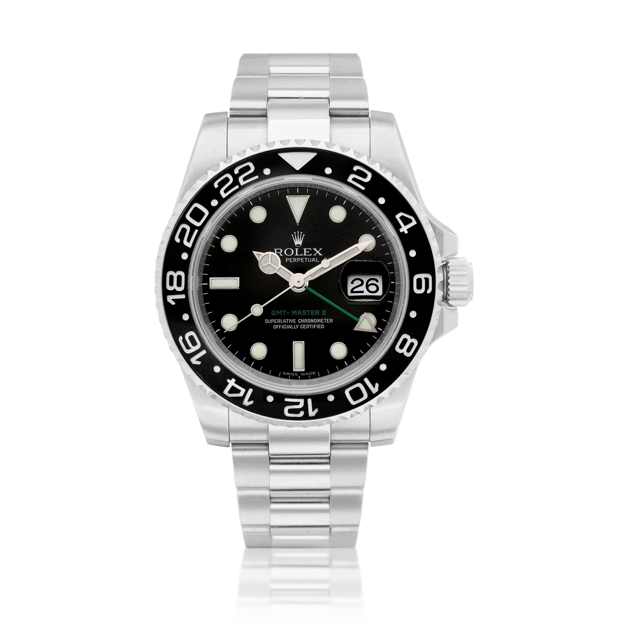 GMT-Master II, Reference 116710 | A stainless steel dual time zone ...