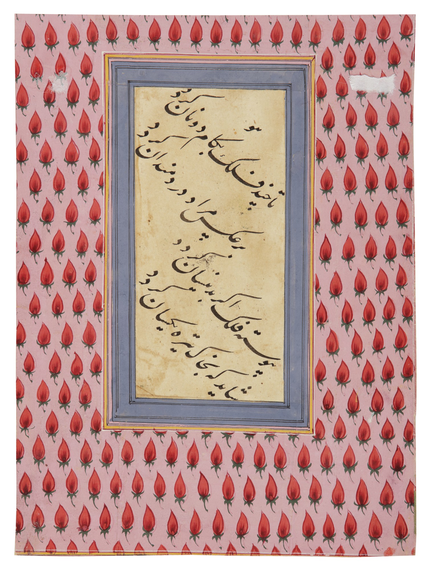 An illustration to a Ragamala series: Vibhasa Ragini, India, Deccan ...