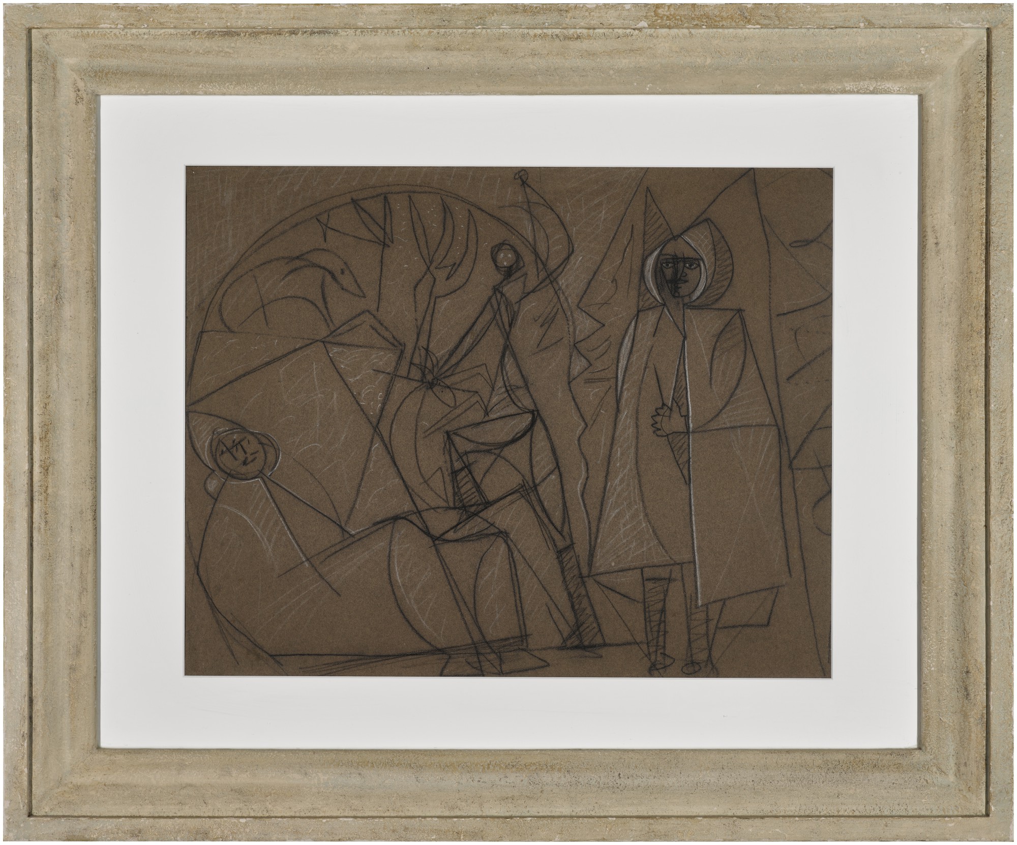 Drawing for Homage to Alones | Modern & Post War British Art Day Sale ...