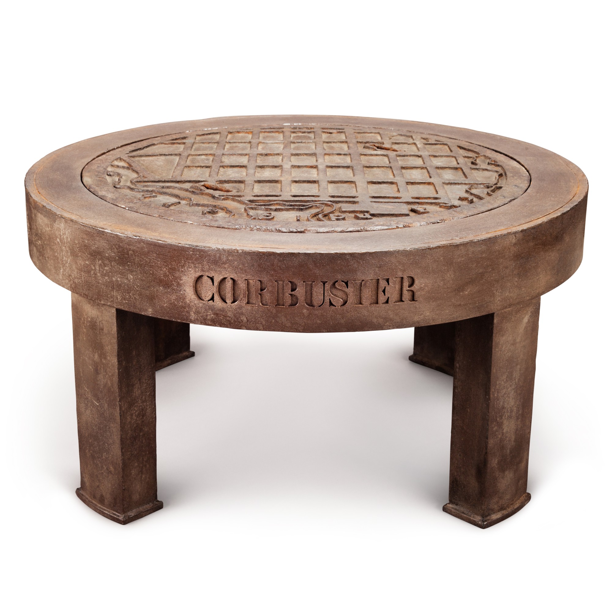 Le Corbusier, 1887 - 1965 | Chandigarh Manhole Cover | Worlds within ...