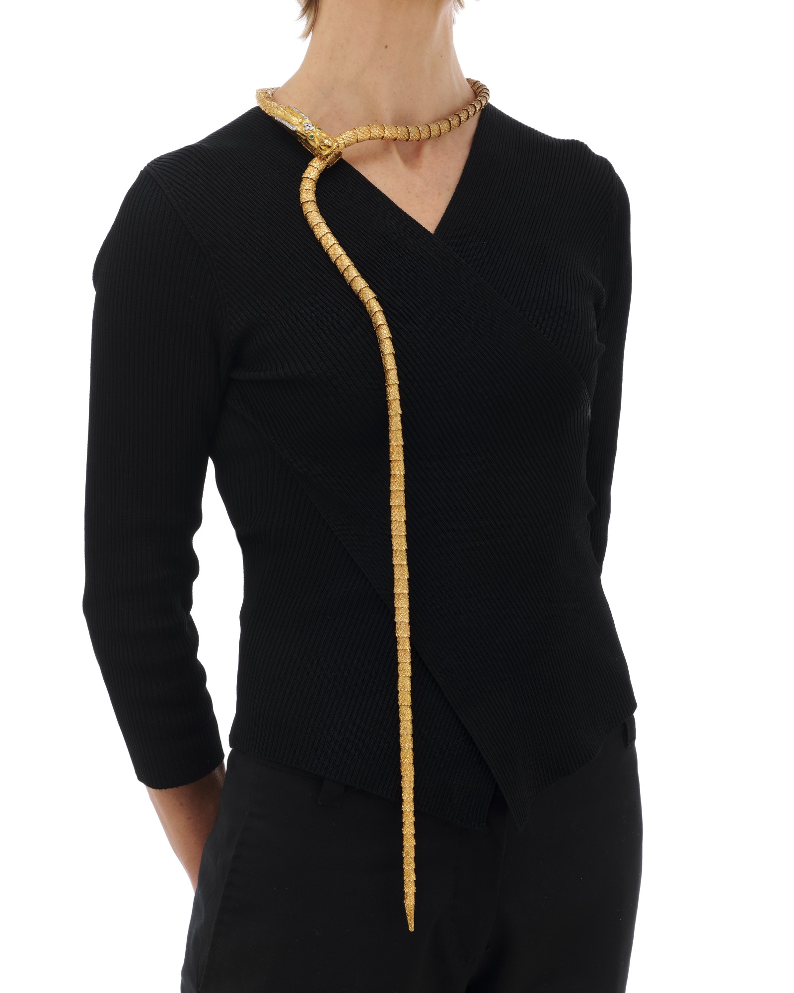 Diamond necklace/belt (Collana/cintura con smeraldi e diamanti) | Fine ...