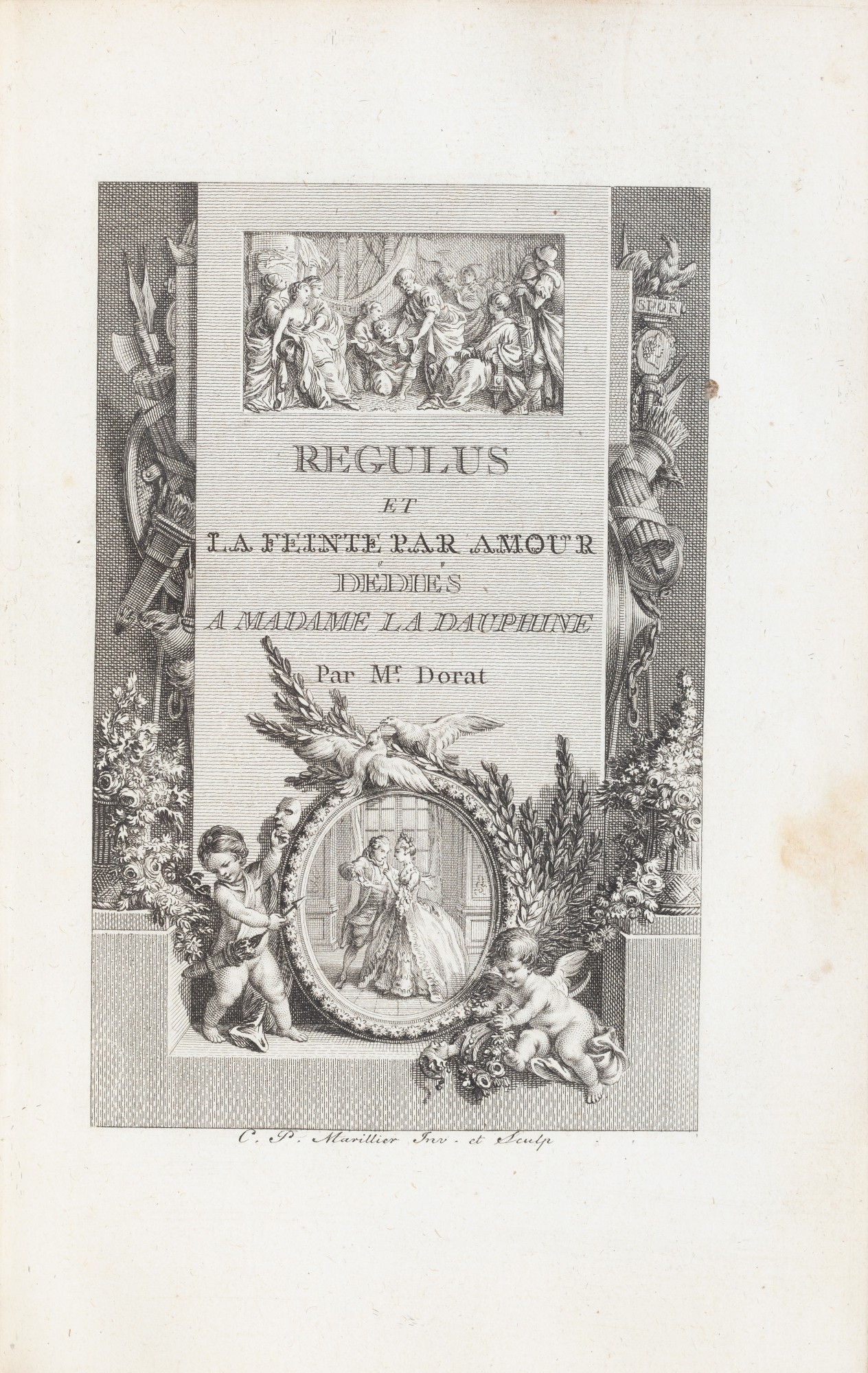 [Œuvres]. Les Malheurs de l'inconstance, Regulus et autres pièces, 1772 ...