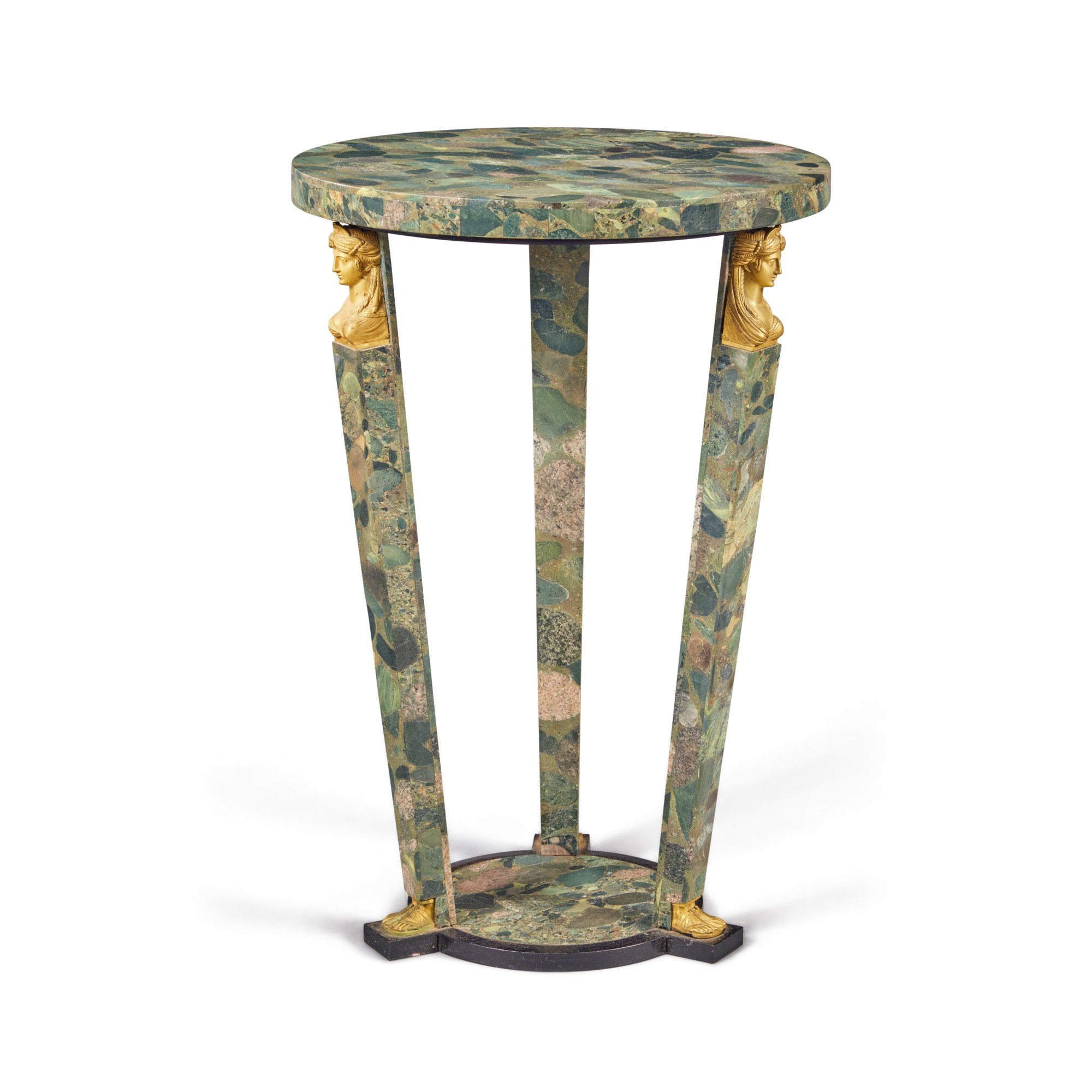 An Italian Neoclassical Gilt-Bronze Mounted Breccia Verde d'Egitto ...