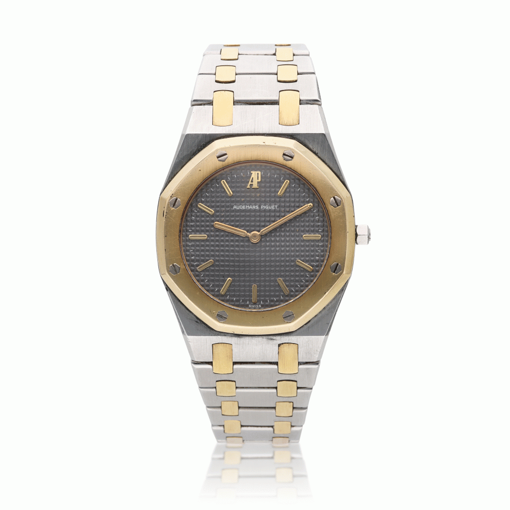 Audemars Piguet Vintage Royal Oak, A Yellow Gold And Stainless Quartz ...
