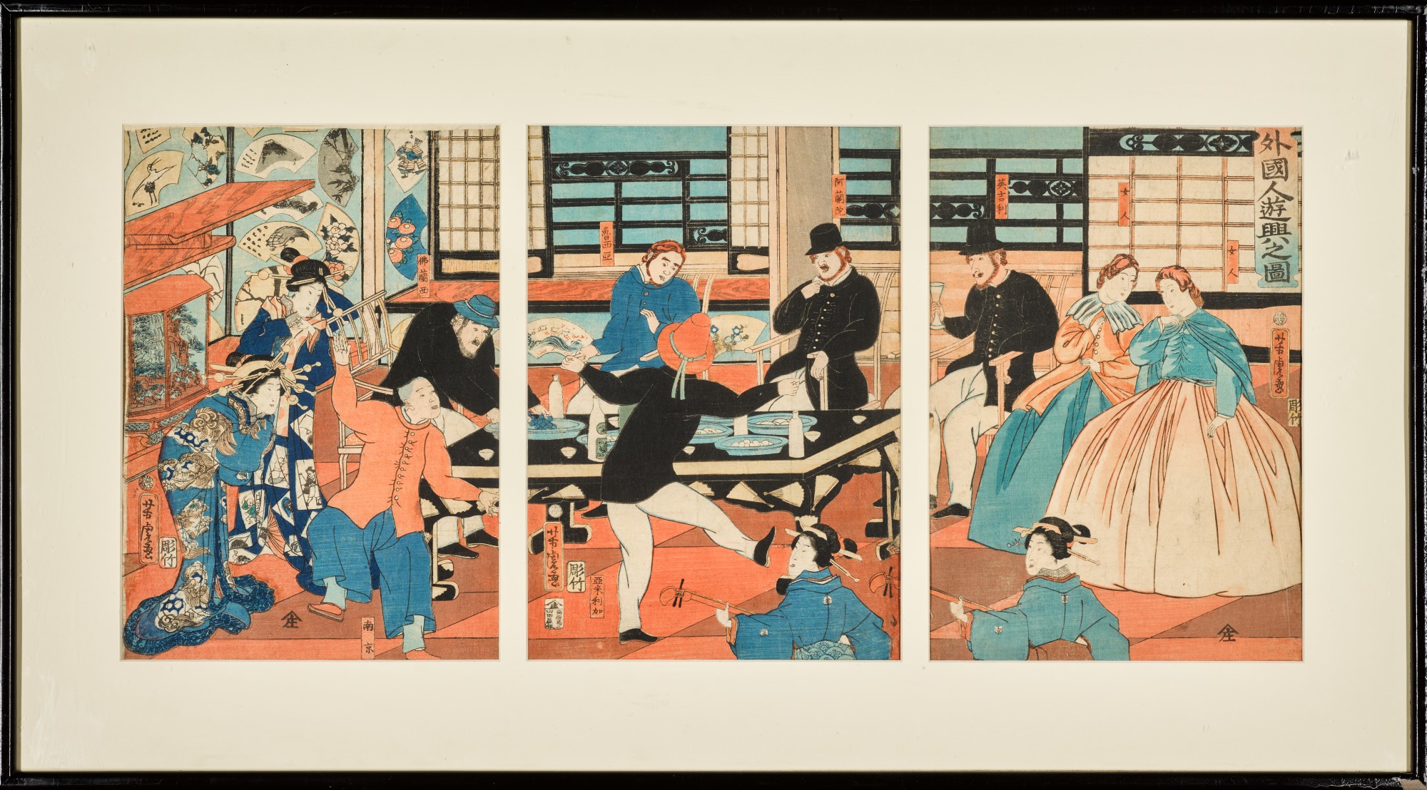 UTAGAWA YOSHITORA (ACTIVE CIRCA 1836-1887) TWO WOODBLOCK PRINT ...