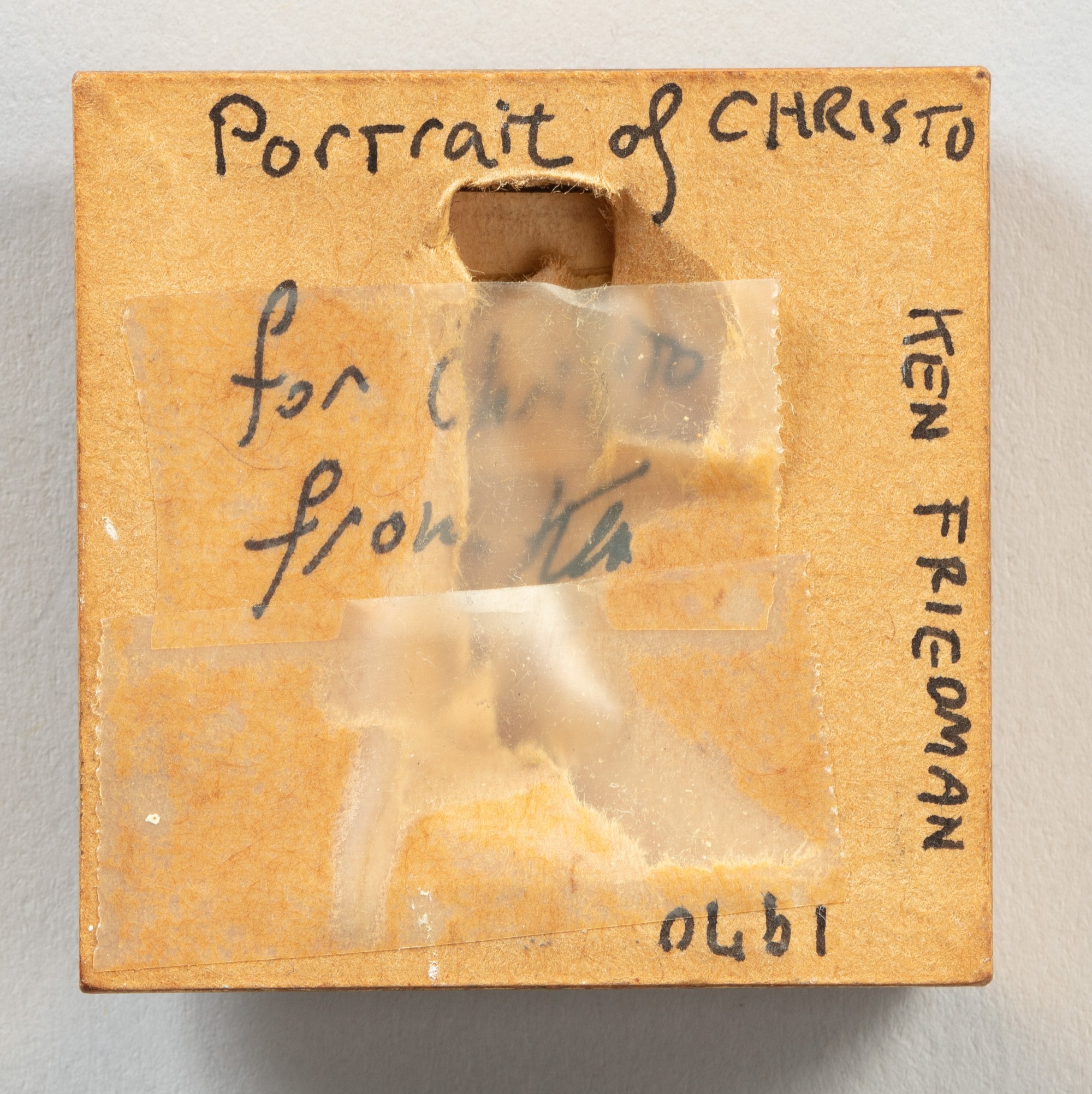 Portrait of Christo (Packed No. 14) | Unwrapped, Part II: The Hidden ...