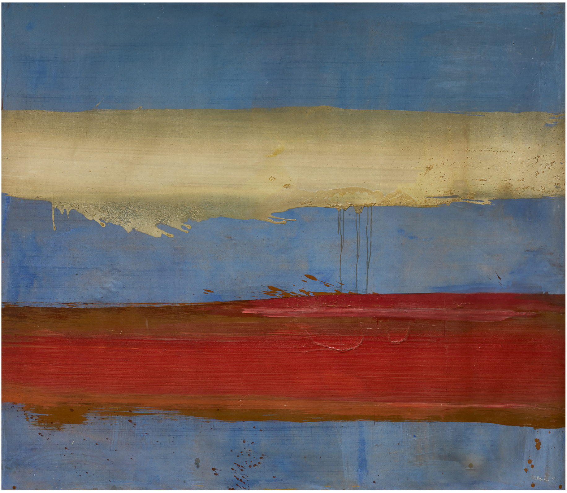 EDWARD CLARK | SCARLETT BLUE | Contemporary Curated | 2020 | Sotheby's