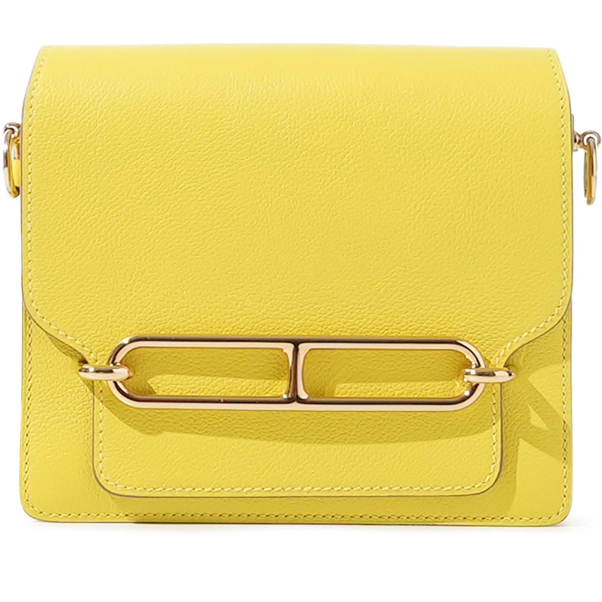 Hermès Lime Evercolor Mini Roulis 18 Gold Hardware, 2019 Available For ...