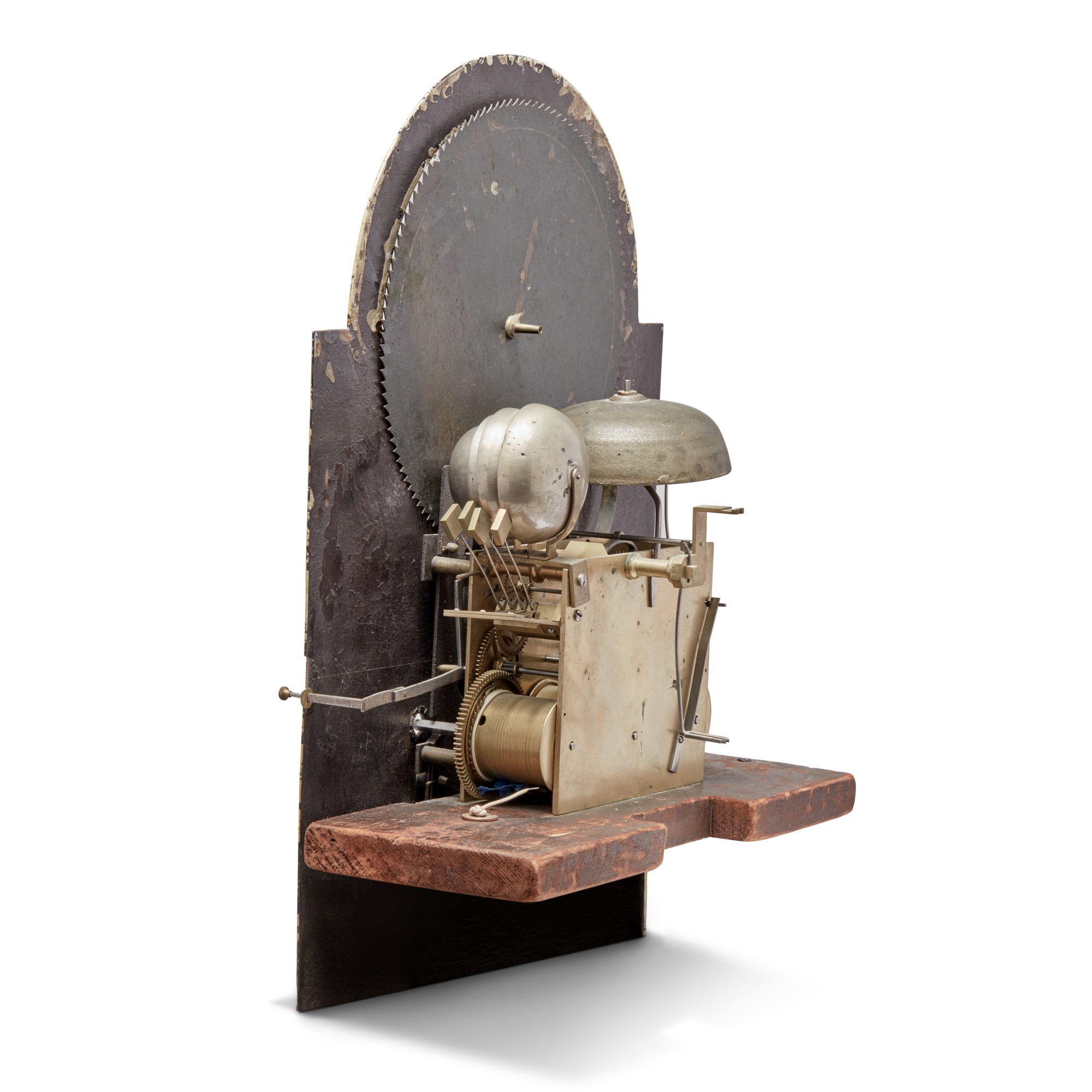 Rare Chippendale Carved Walnut Case Clock, case attributed to Adam Ault ...