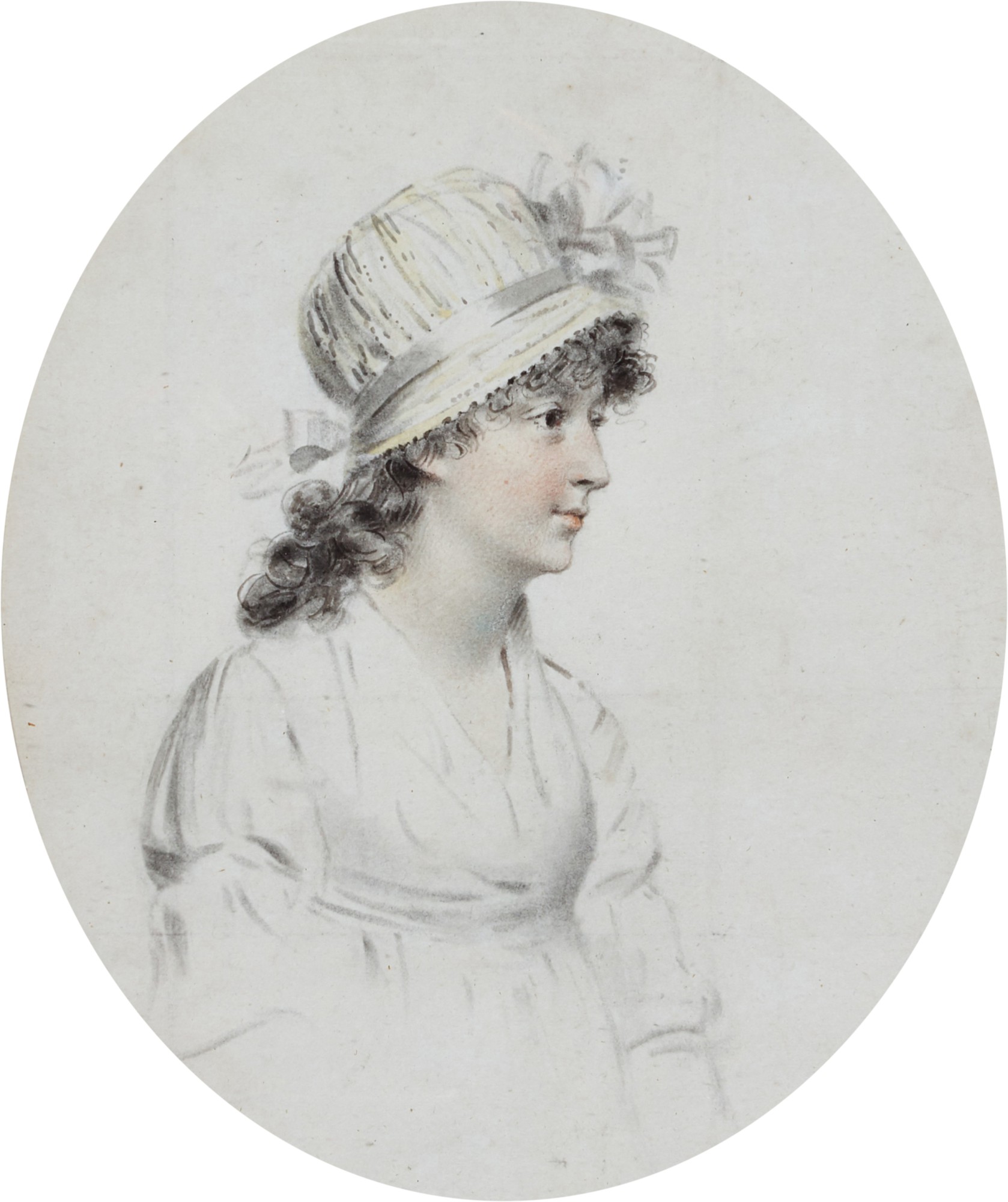 Portrait of a lady seen in profile | Old Master & British Works on ...