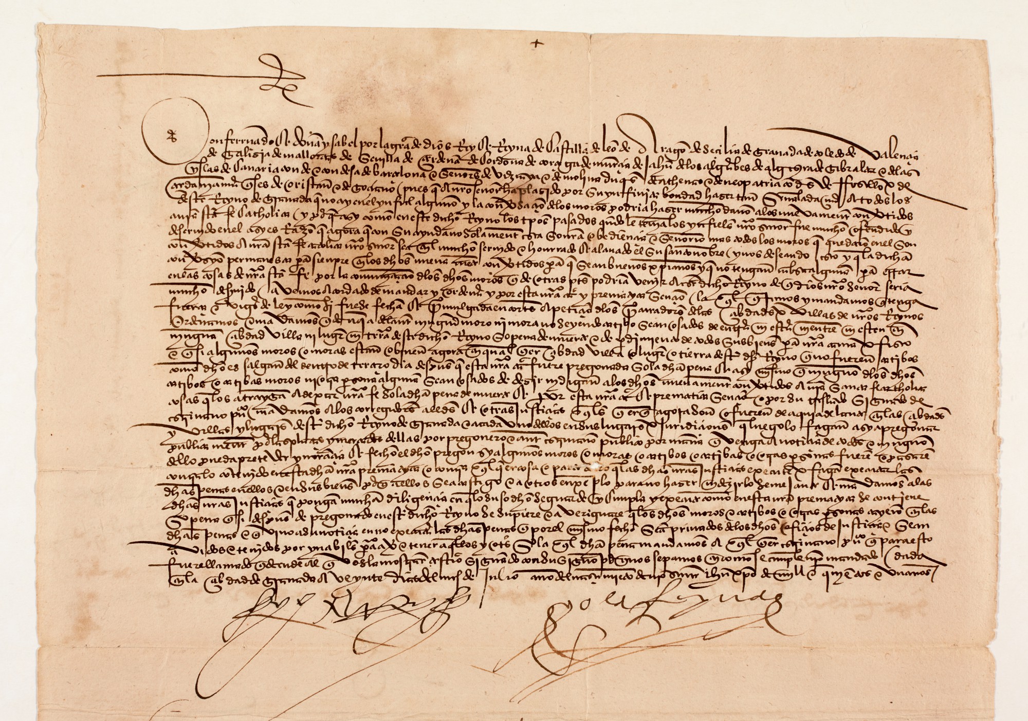 FERDINAND AND ISABELLA, King and Queen of Spain | document signed ...