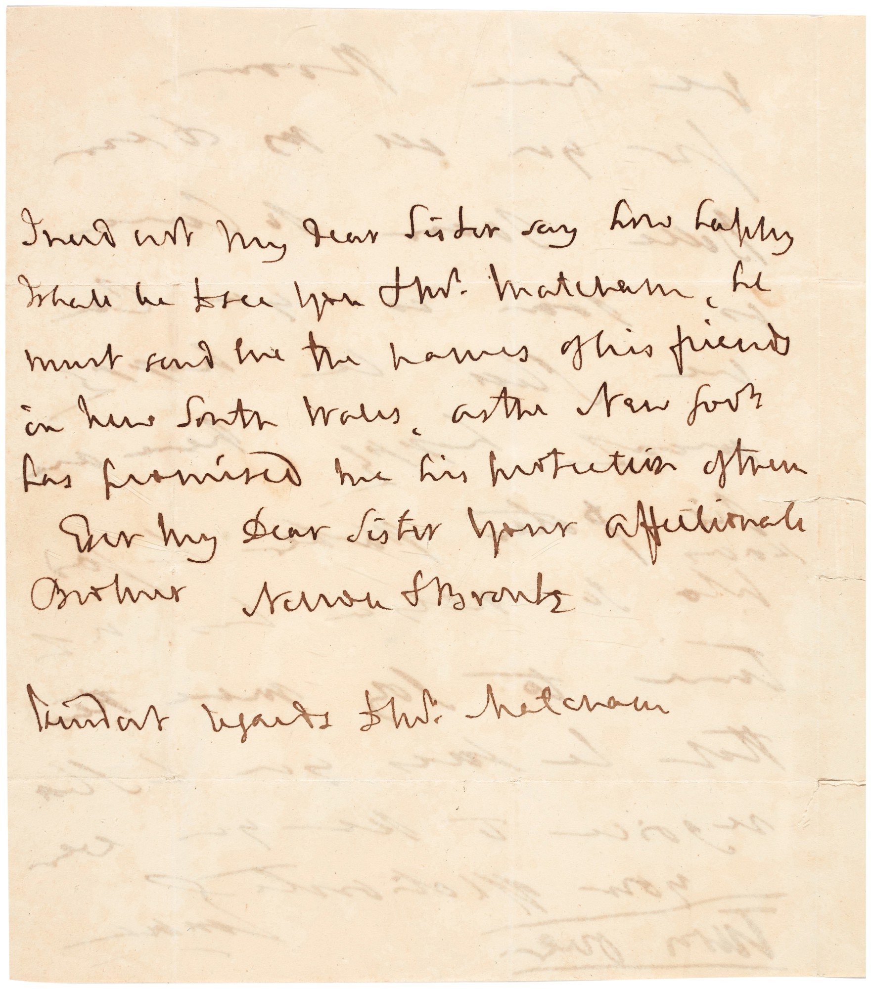 Viscount Horatio Nelson and Emma Hamilton | two autograph letters ...
