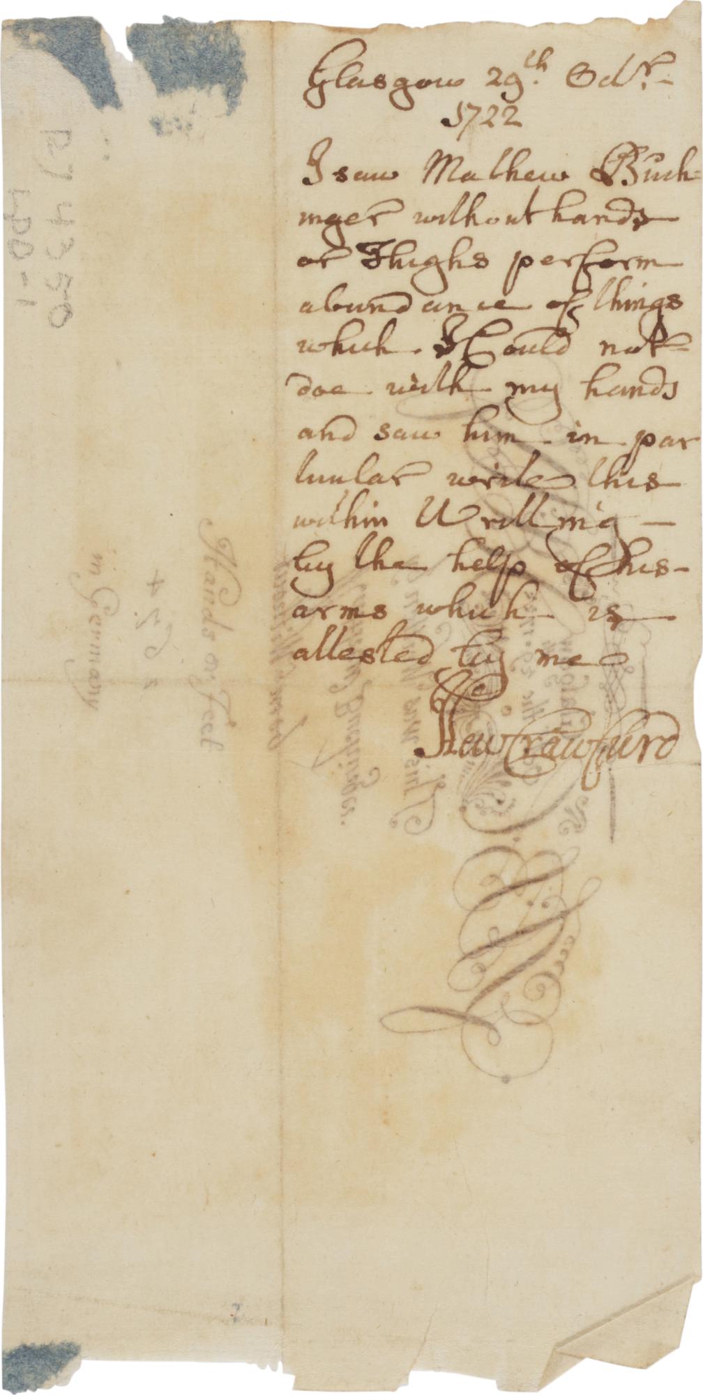 Buchinger, Matthias | "I saw Mathew Buchinger … perform abundance of ...