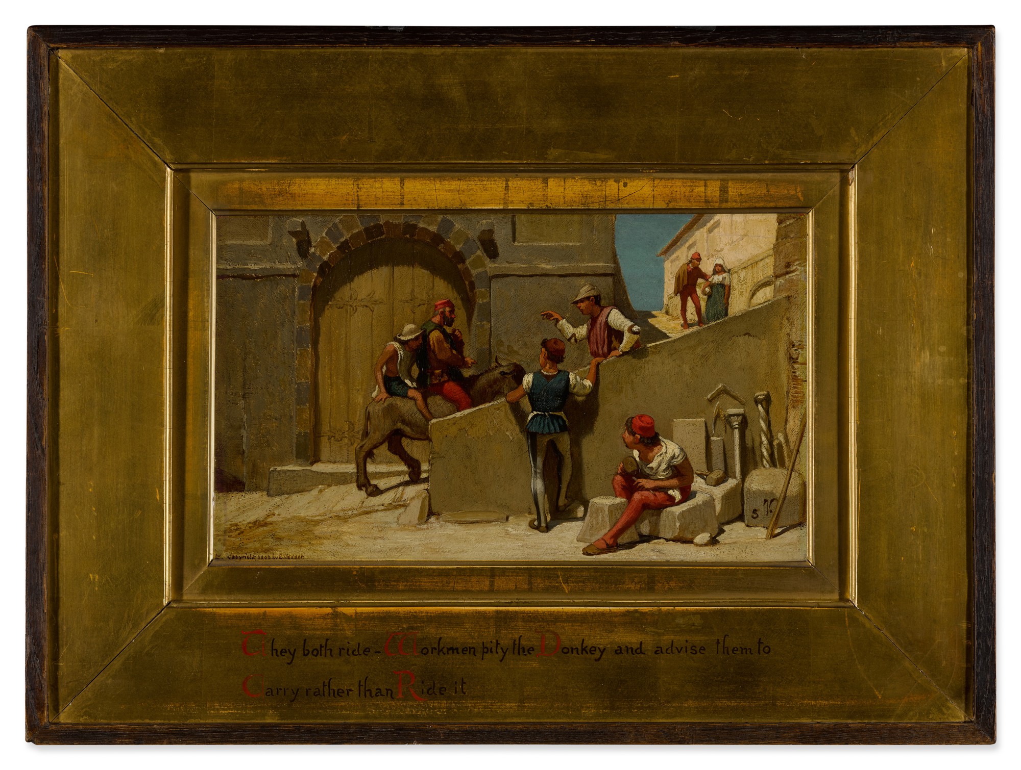 The Fable of the Miller, His Son and the Donkey: a Set of Nine ...