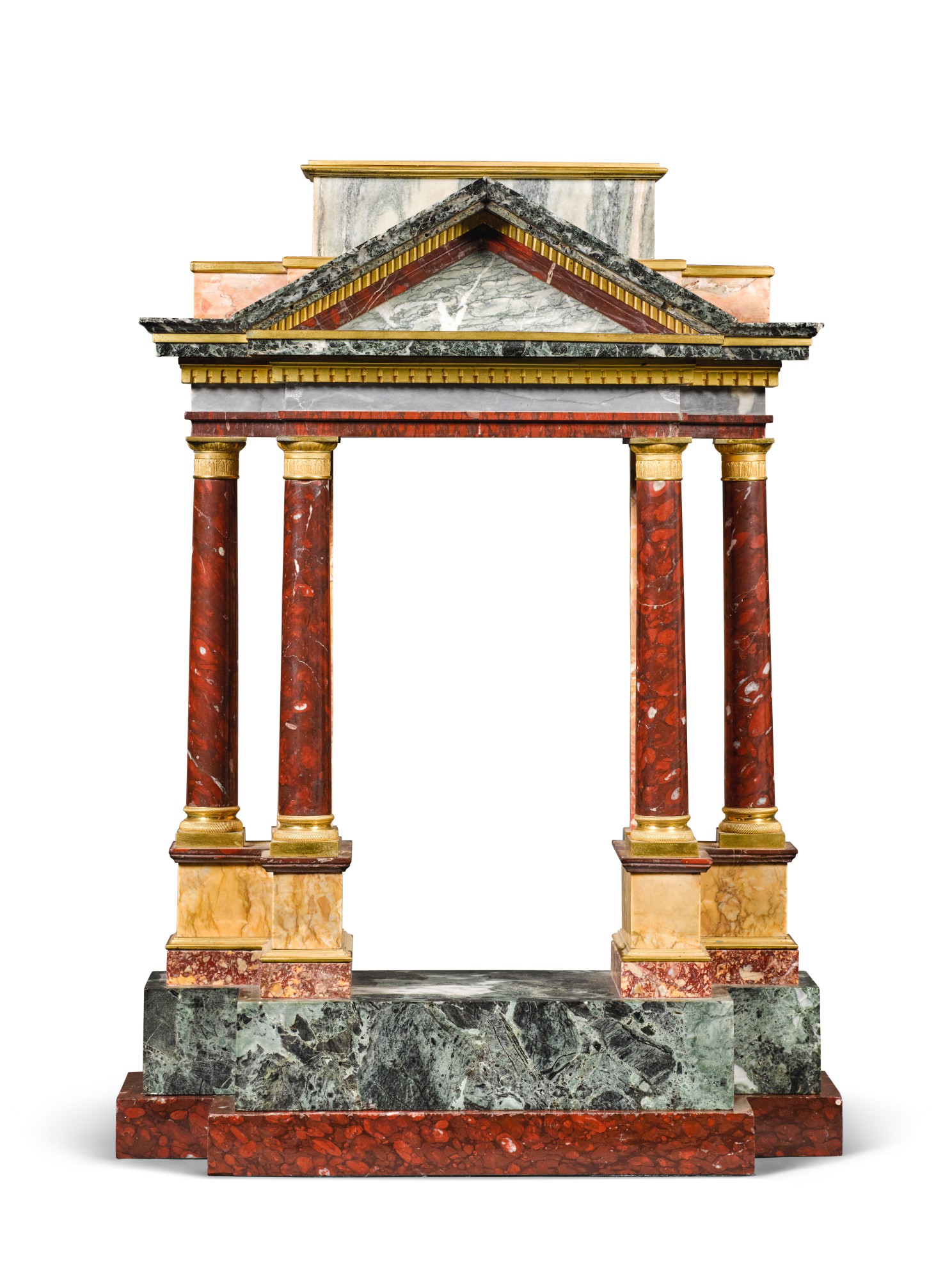 A CARLOS IV MARBLE PORTICO, BY THE REAL LABORATORIO DEL BUEN RETIRO ...