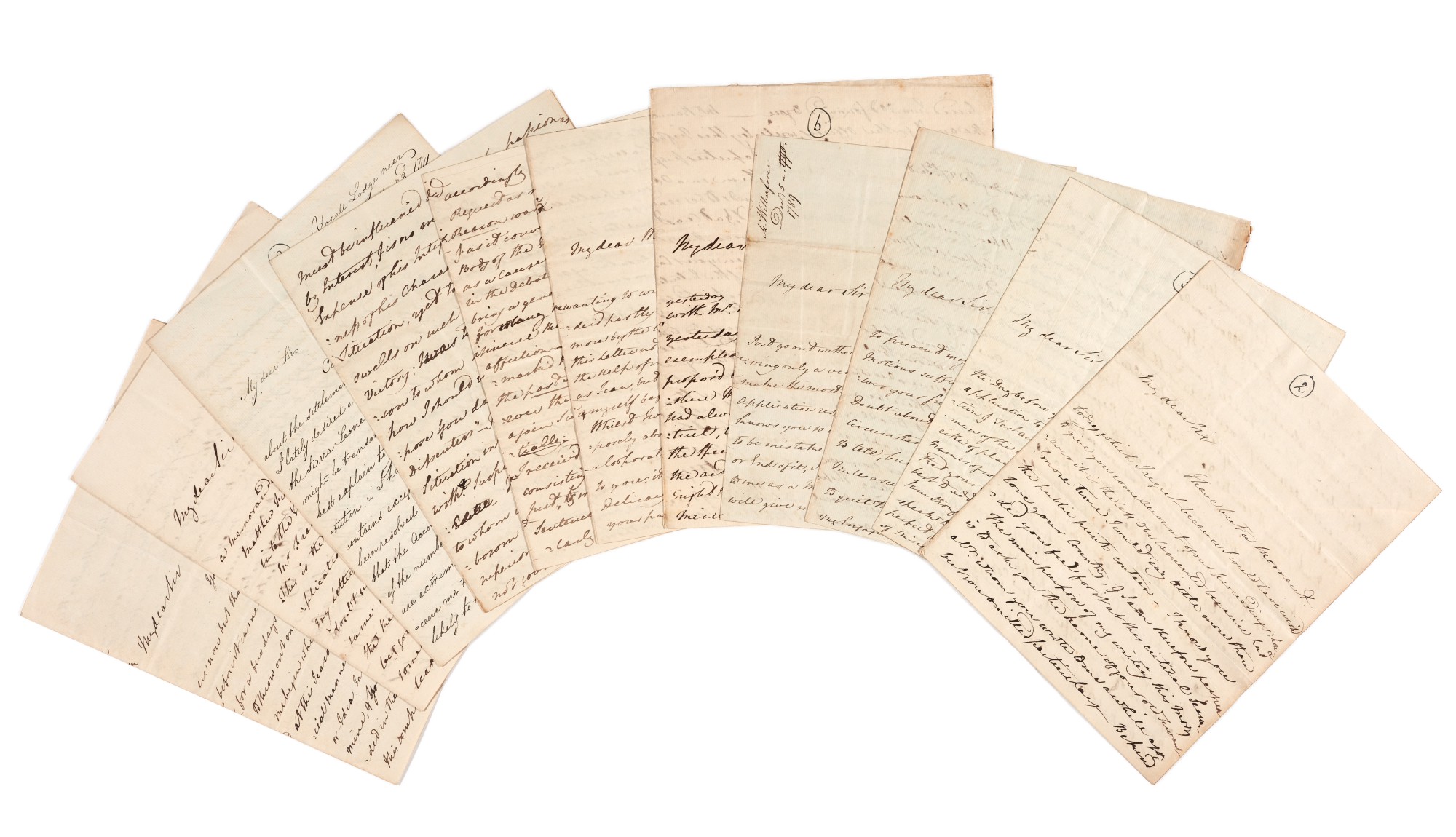 William Wilberforce | Collection of nine letters, to Joseph Walker, on ...