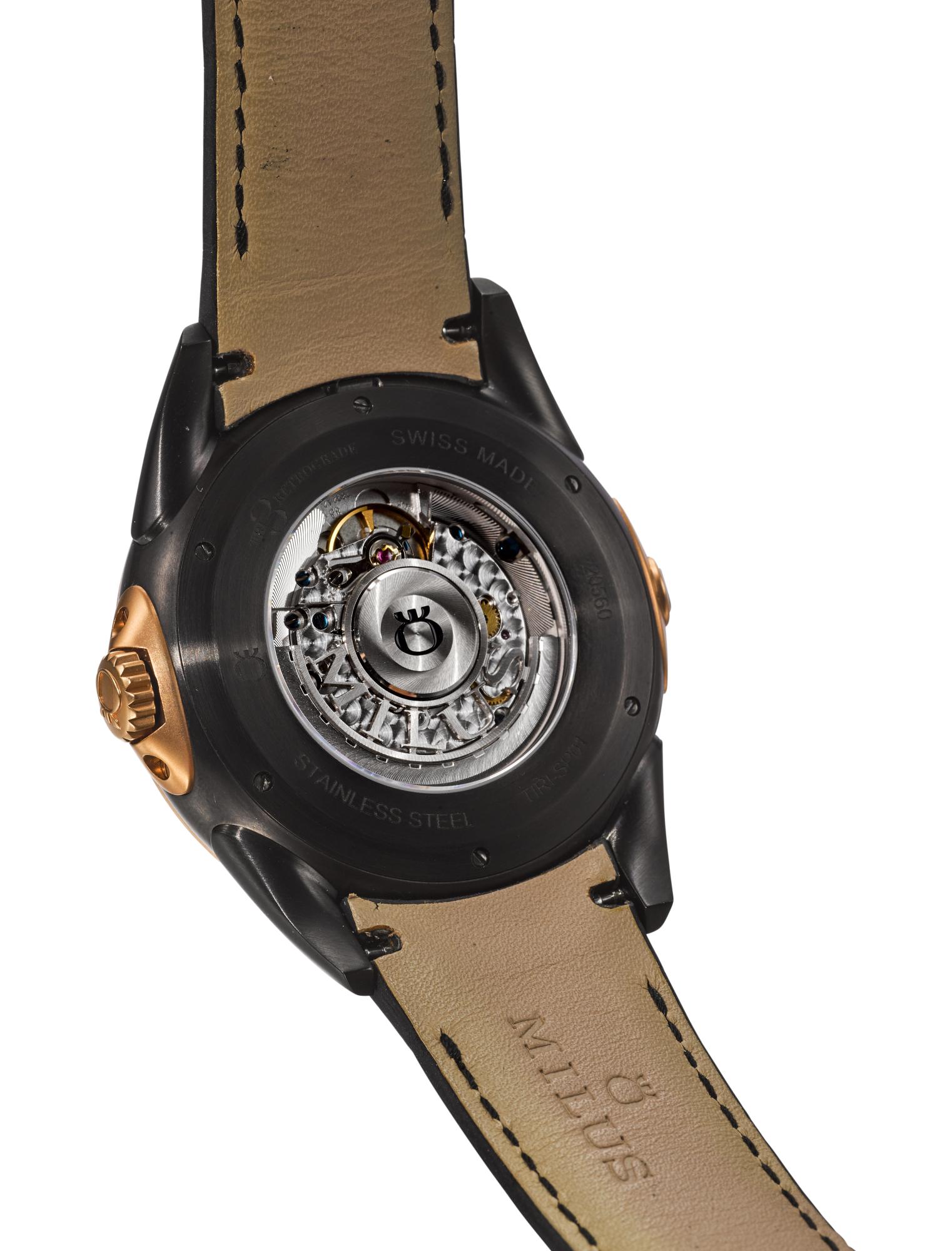 MILUS | TIRION TRIRETROGRADE, REFERENCE TIRI-SP01, A PVD-COATED ...