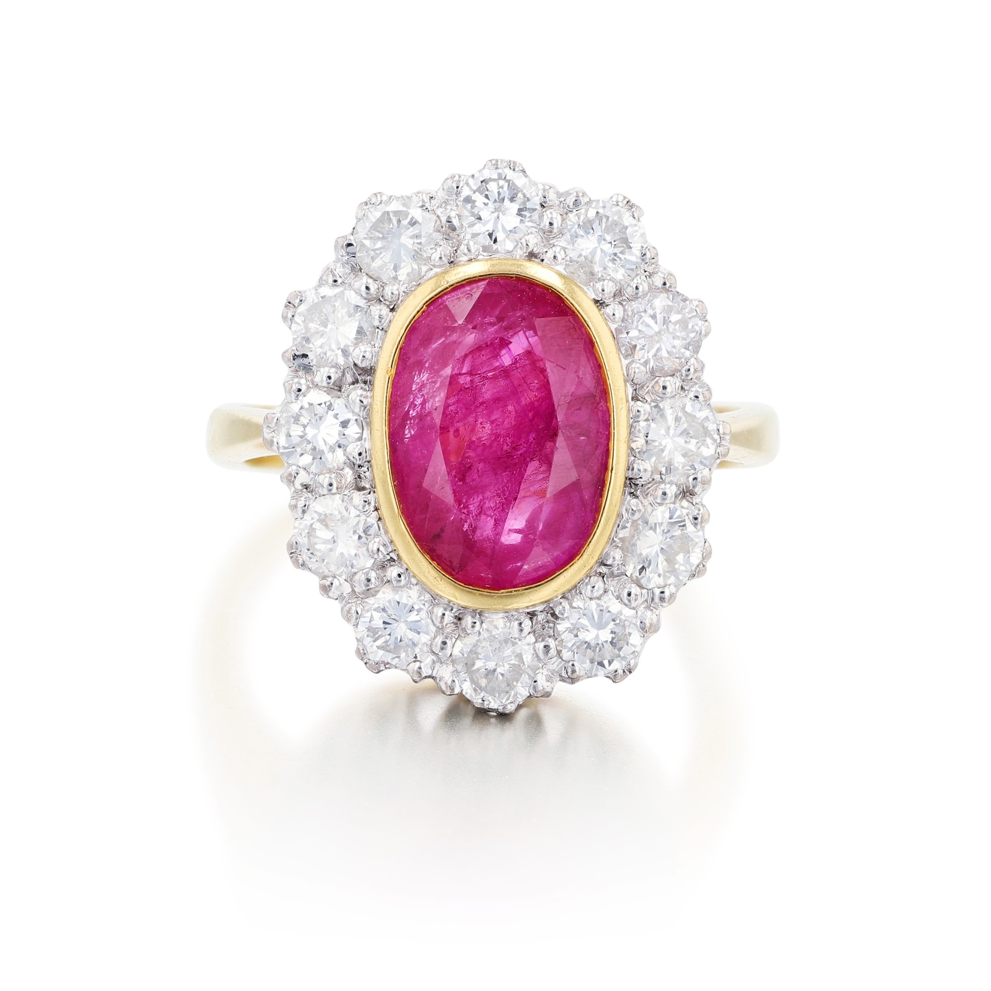 Bague rubis et diamants | Ruby and diamond ring | Fine Jewels Online ...