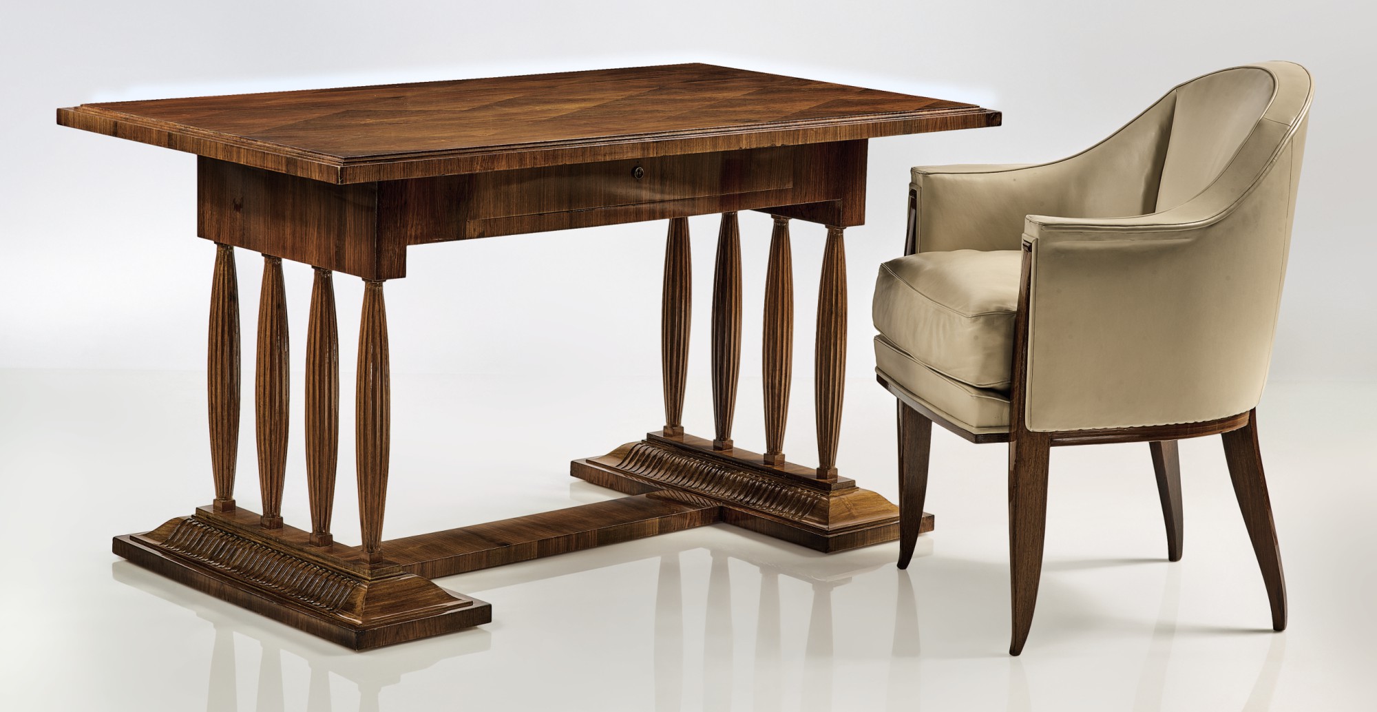 ÉMILE-JACQUES RUHLMANN | “RUSSO” CHAIR, MODEL NO. 63AR AND 151NR ...