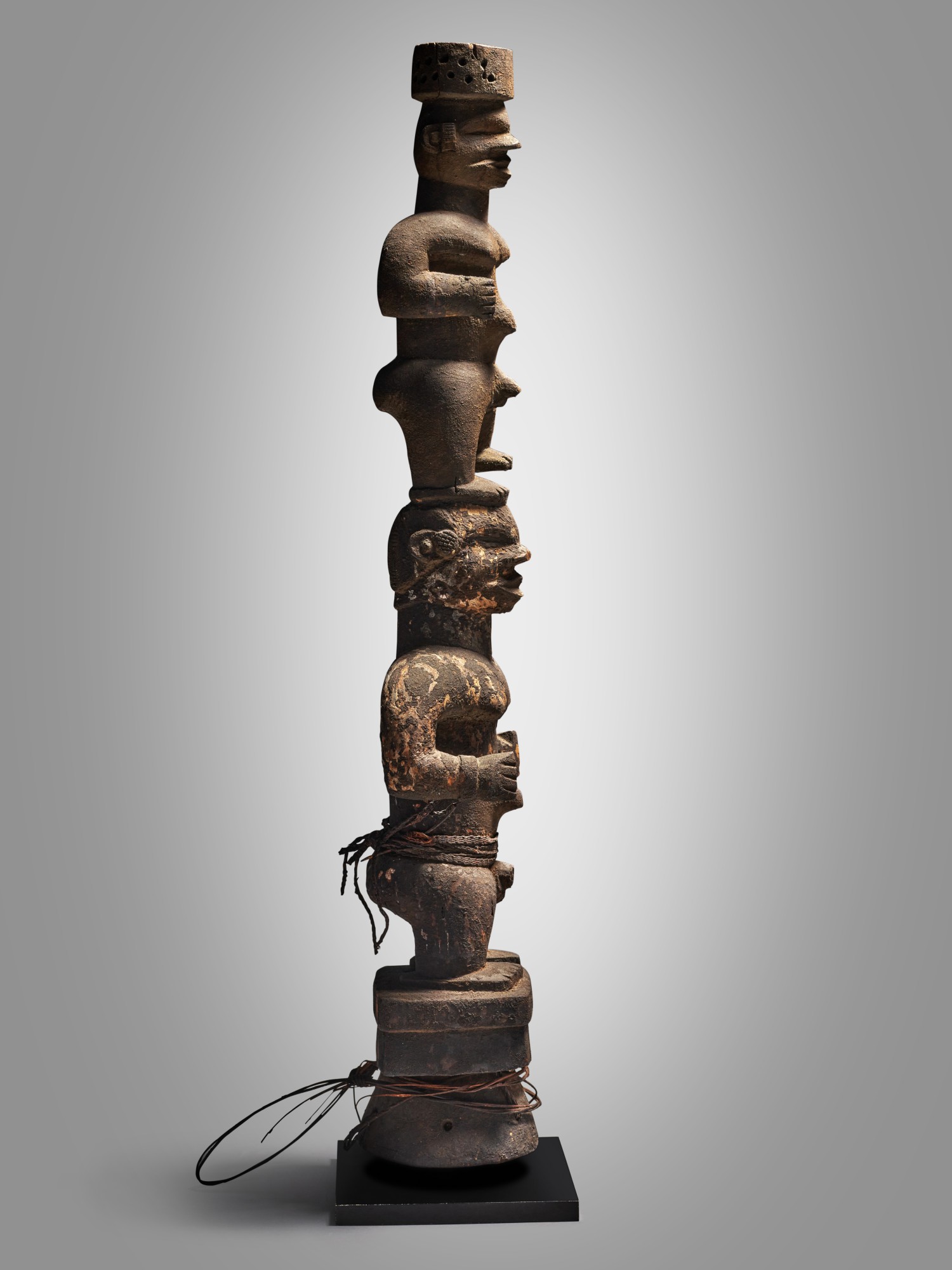 Ibibio or Ogoni Double-Figure Headdress, Nigeria | Art of Africa ...