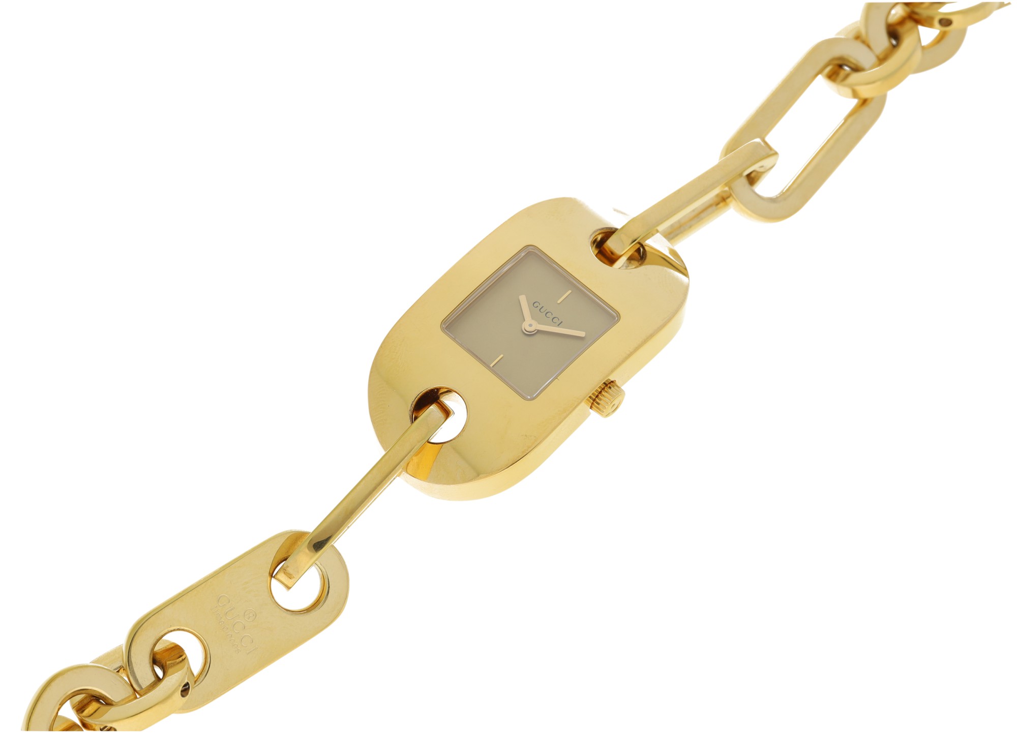 A GOLD PLATED RECTANGULAR BRACELET WATCH, CIRCA 2000 | Watches | 2020 ...