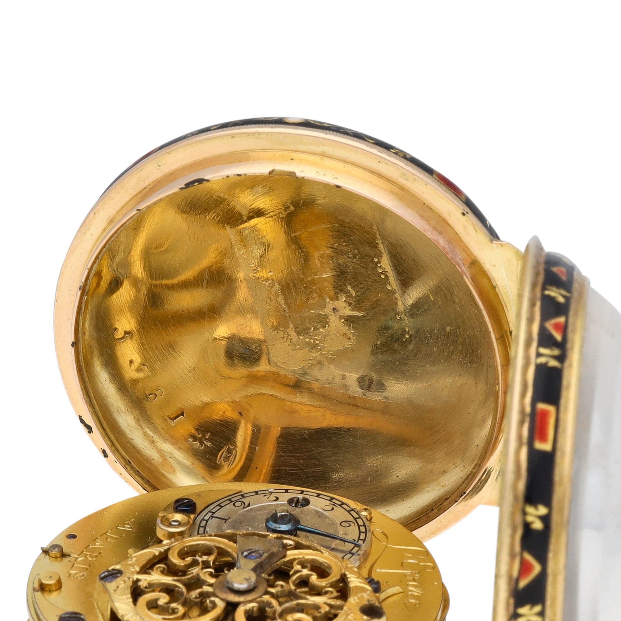 A gold and enamel single cased verge watch Circa 1780 | Fine Watches ...