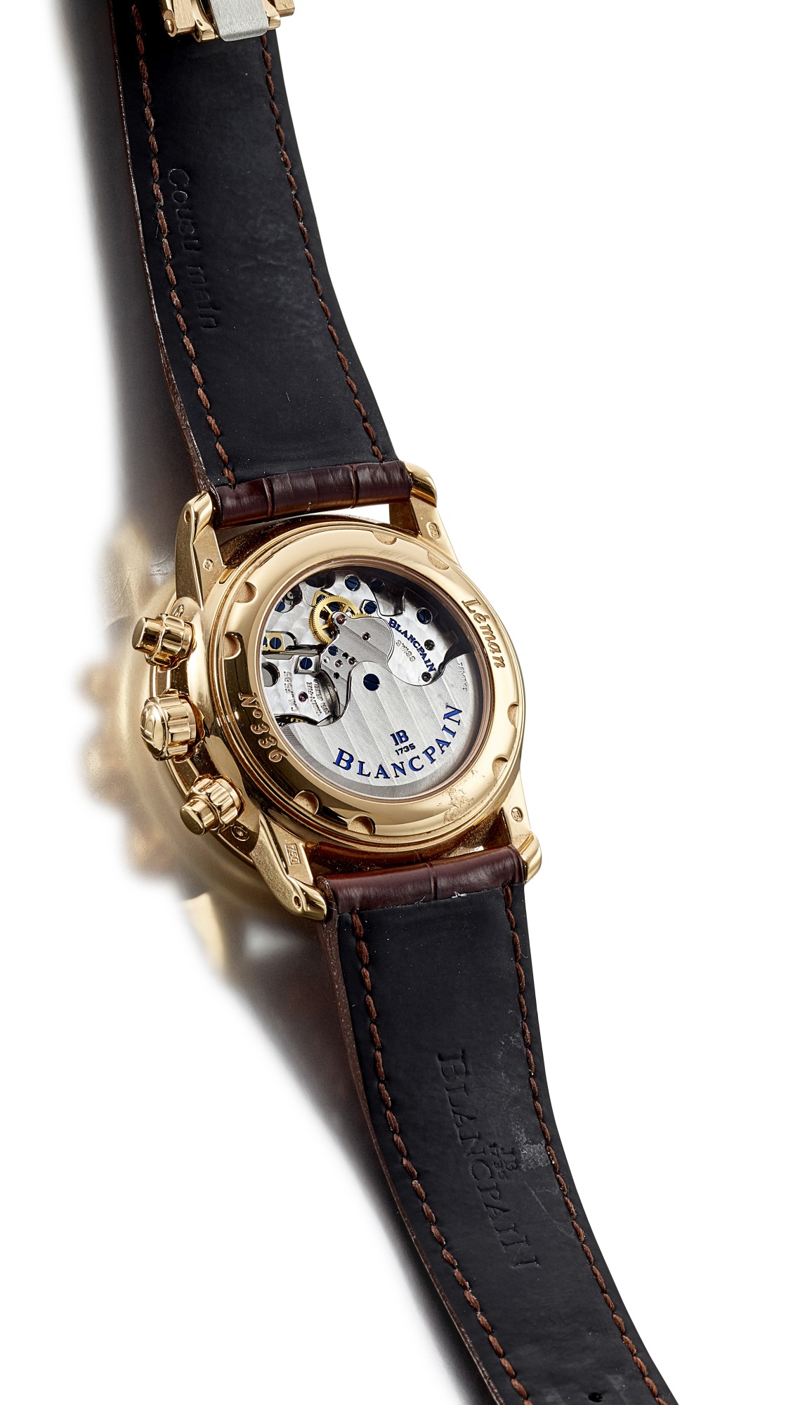 BLANCPAIN | LÉMAN, REFERENCE 2685F-3630-53B, A PINK GOLD PERPETUAL ...