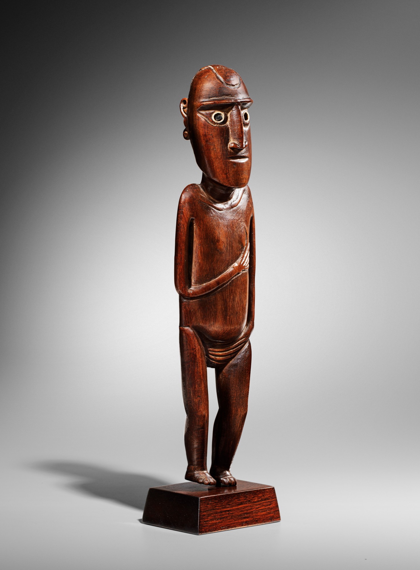 Statue, Moai Papa, Île de Pâques | Moai Papa figure, Easter island ...