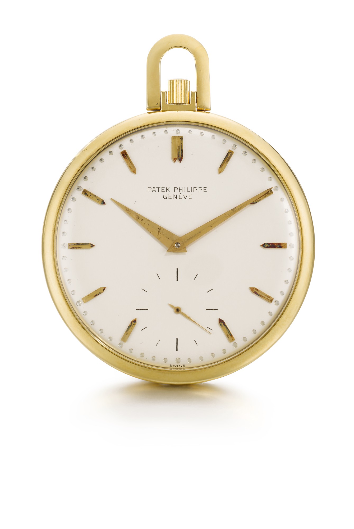 A UNIQUE AND VERY FINE GOLD OPEN-FACED KEYLESS LEVER WATCH WITH ...