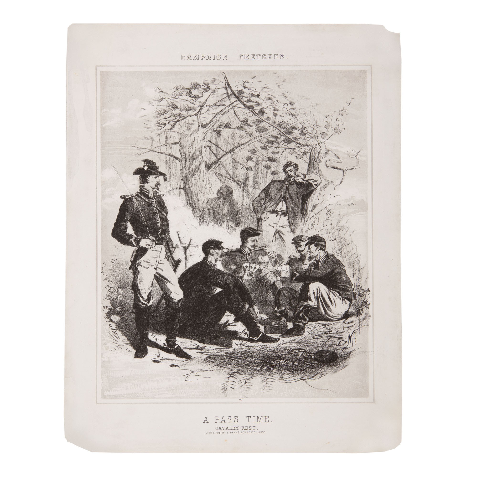 Homer, Winslow | Extremely Rare Series of Civil War Lithographs by ...