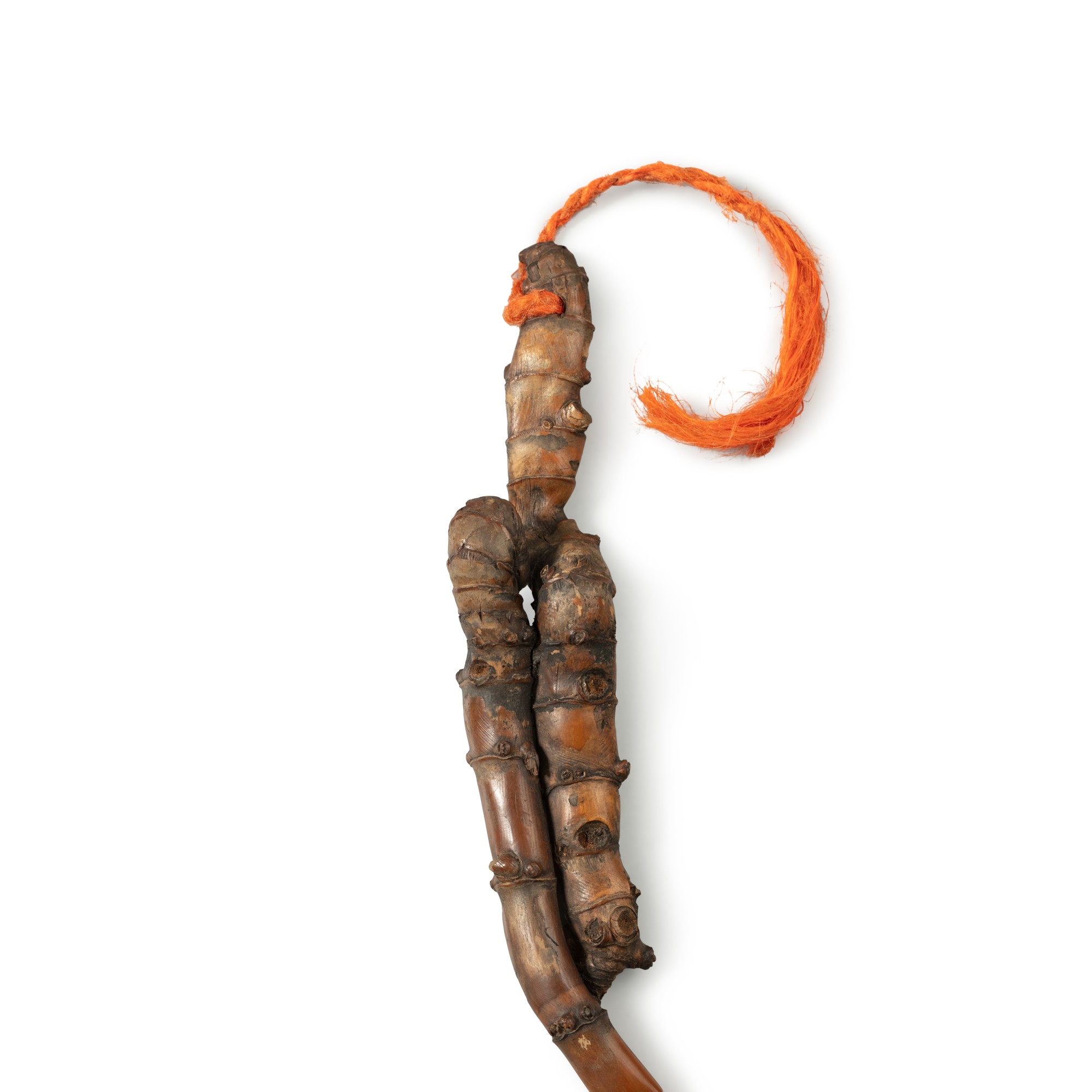 A bamboo root scepter, nyoi-bo Sceptre en racine de bambou, nyoi-bo ...