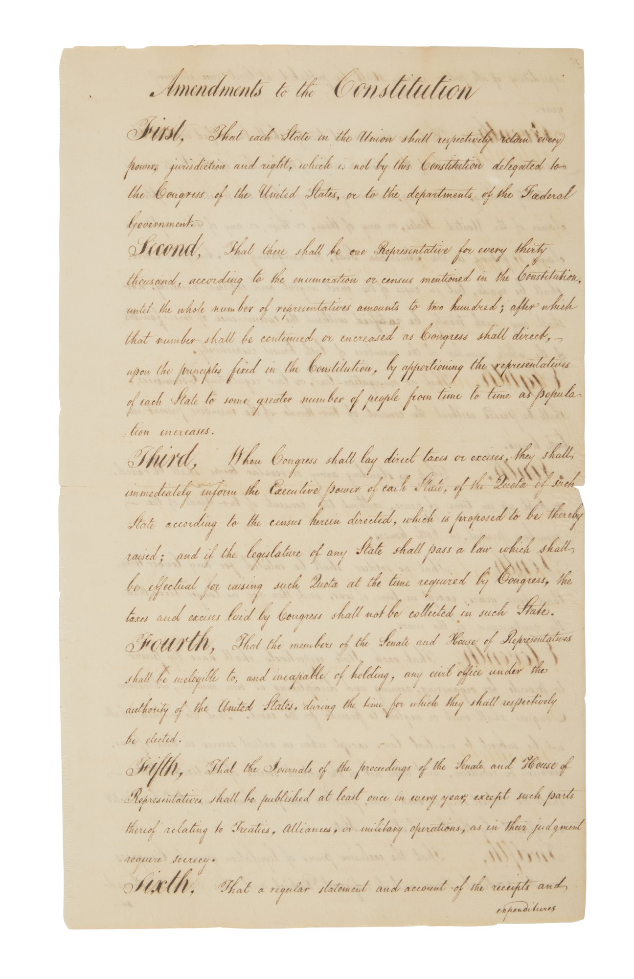 The United States Constitution and the Bill of Rights | An official ...