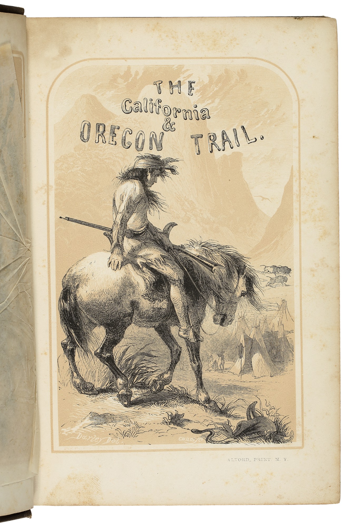 PARKMAN, FRANCIS | The California and Oregon Trail. New York: Putnam ...