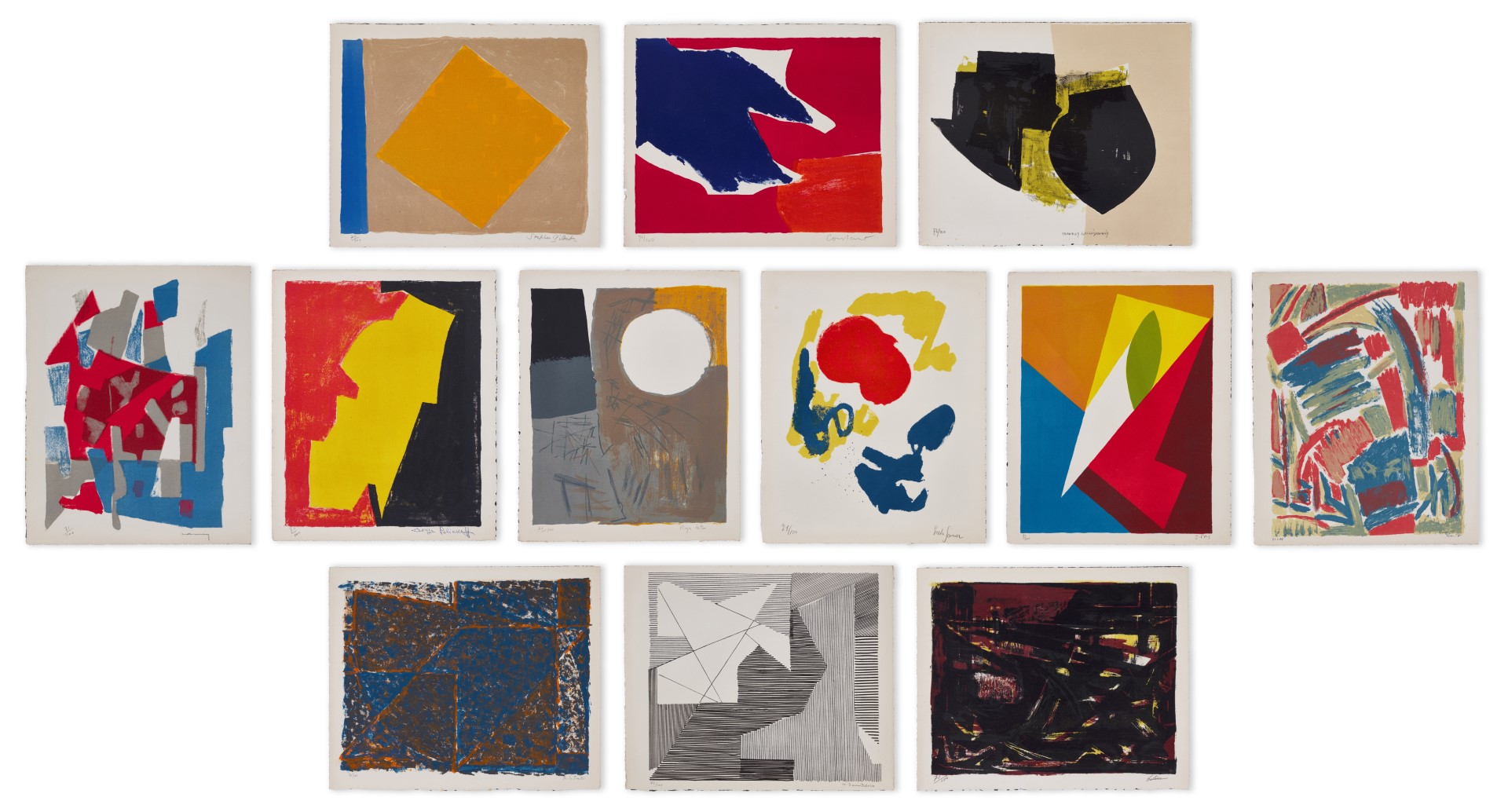 Douze lithographies originales en couleurs | Prints & Multiples | 2022 ...