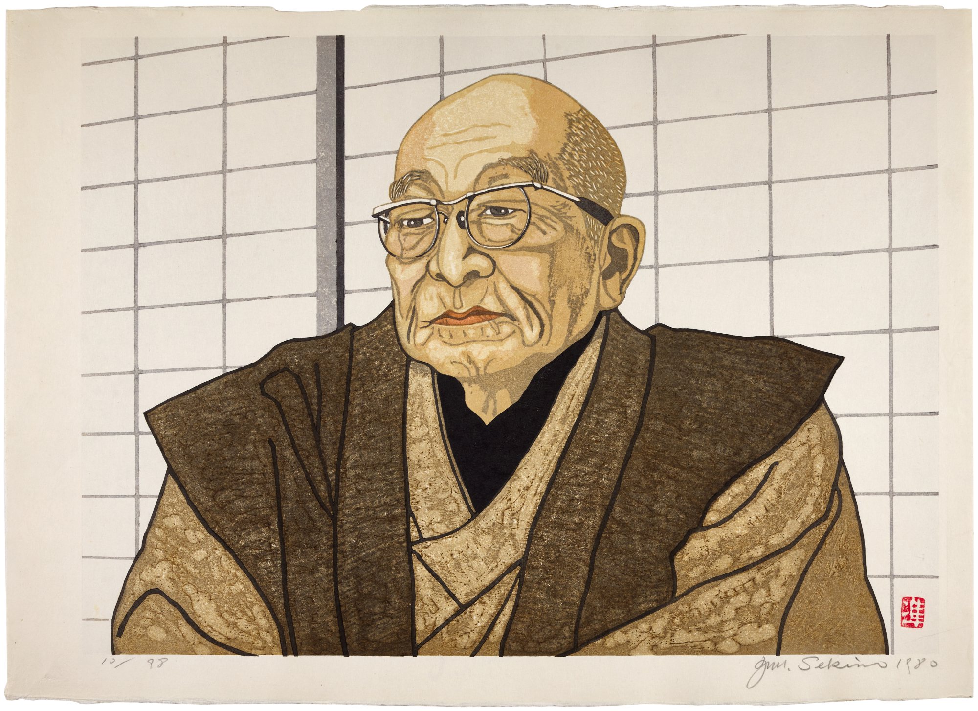 Sekino Jun'ichiro (1914-1988) | Portrait of Ton Satomi, the complete ...