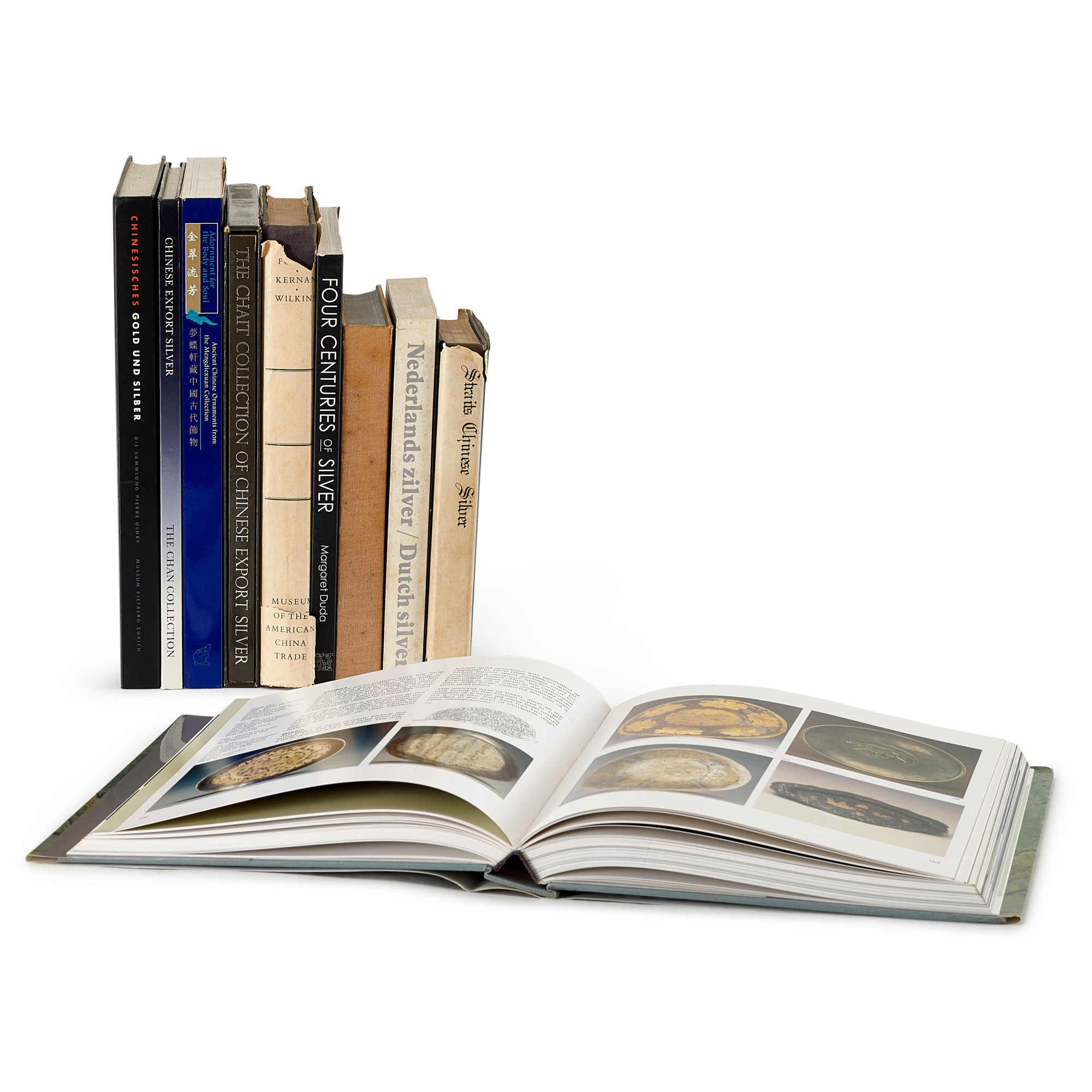 A group of 10 reference books on gold and silver works of art ...
